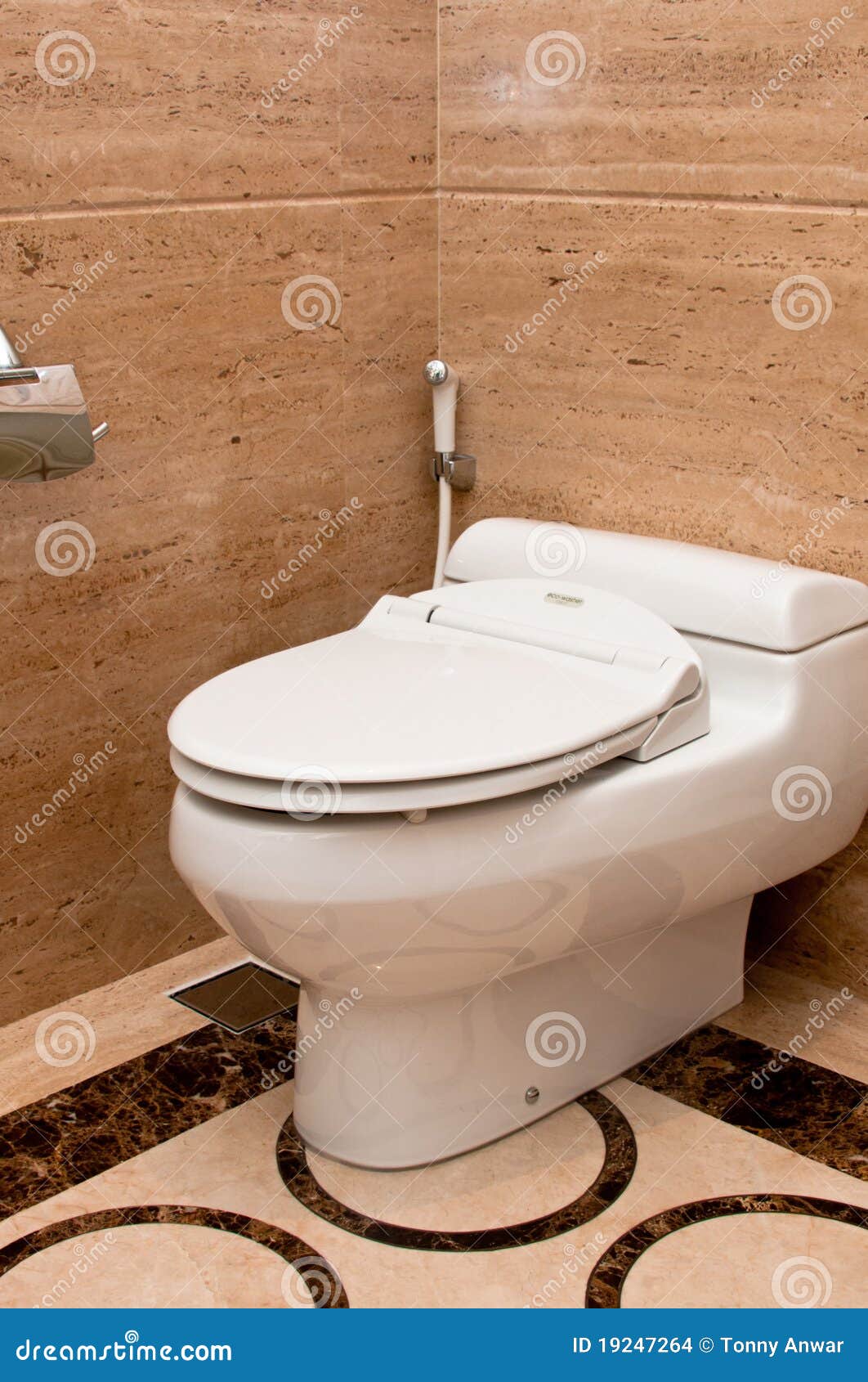 Toilet Bowl Handwashing Water Dispenser In HDB BTO Apartment. Royalty ...