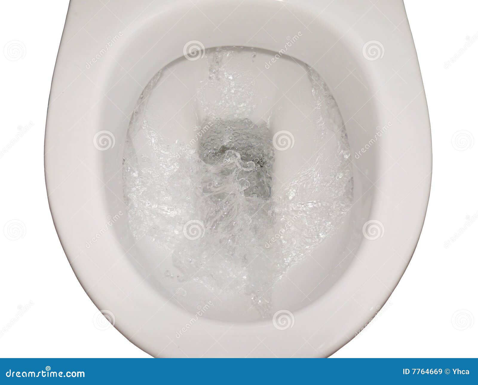 Toilet bowl in action stock image. Image of flushing, hygiene - 7764669