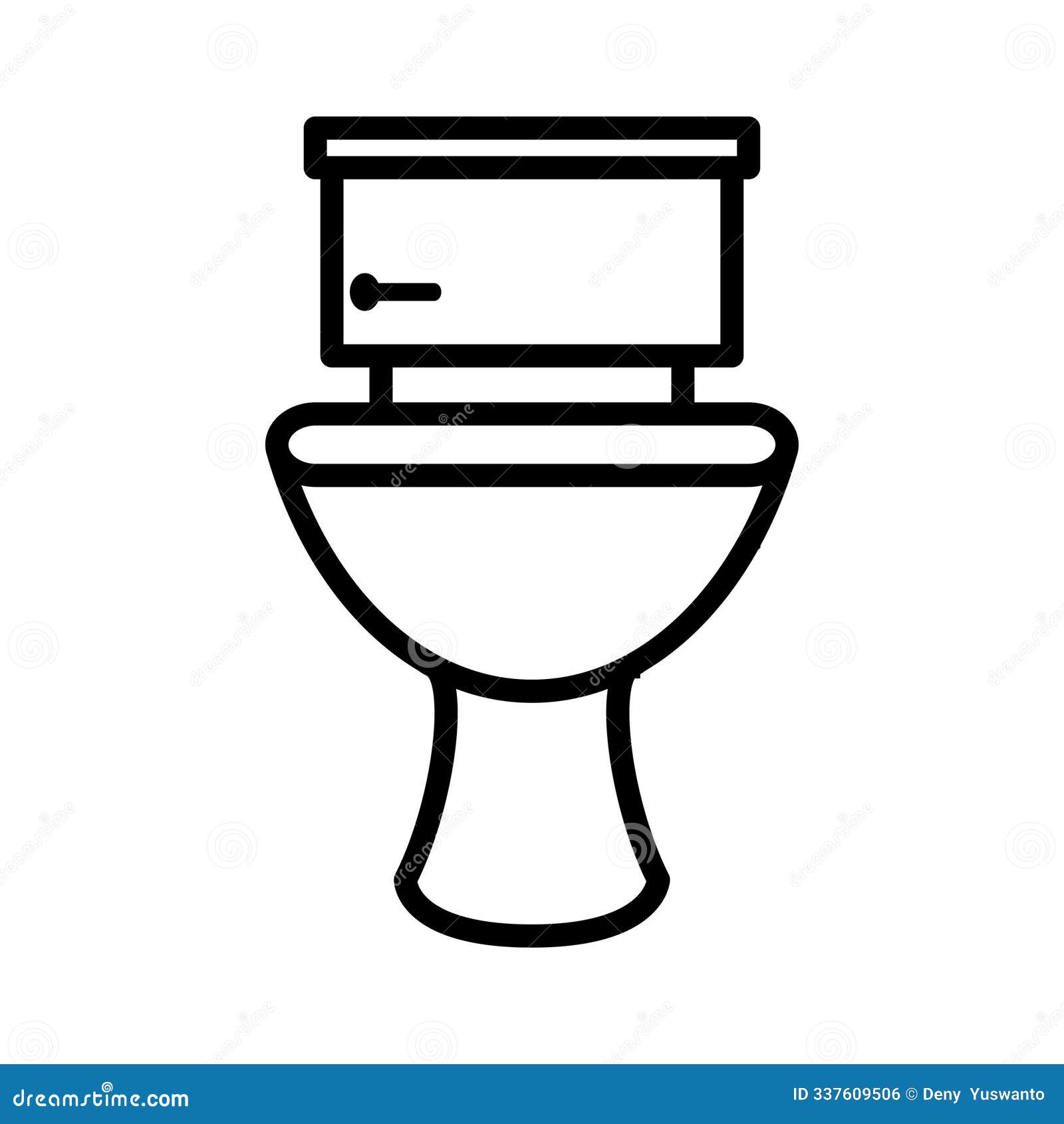 Toilet Bowl Icon Vector Sign and Symbols Stock Illustration ...