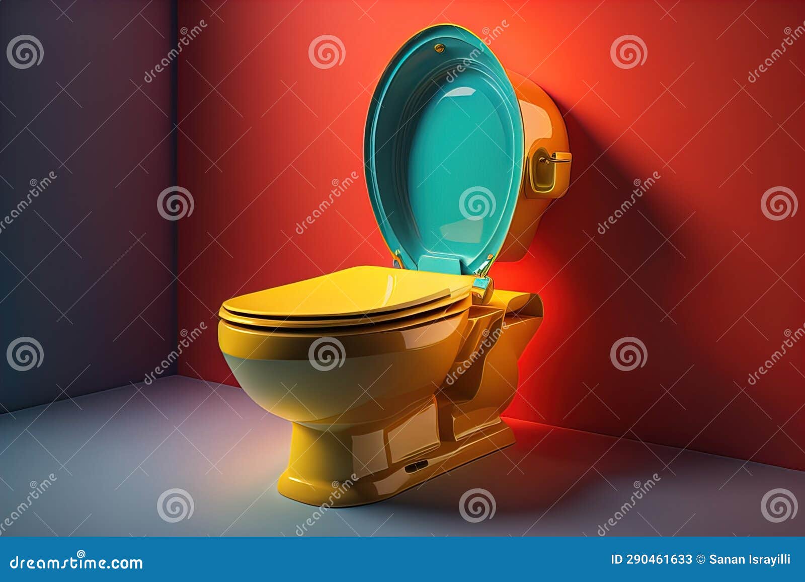 Toilet Bowl in Modern Bathroom. Ai Generative Stock Image - Image of ...