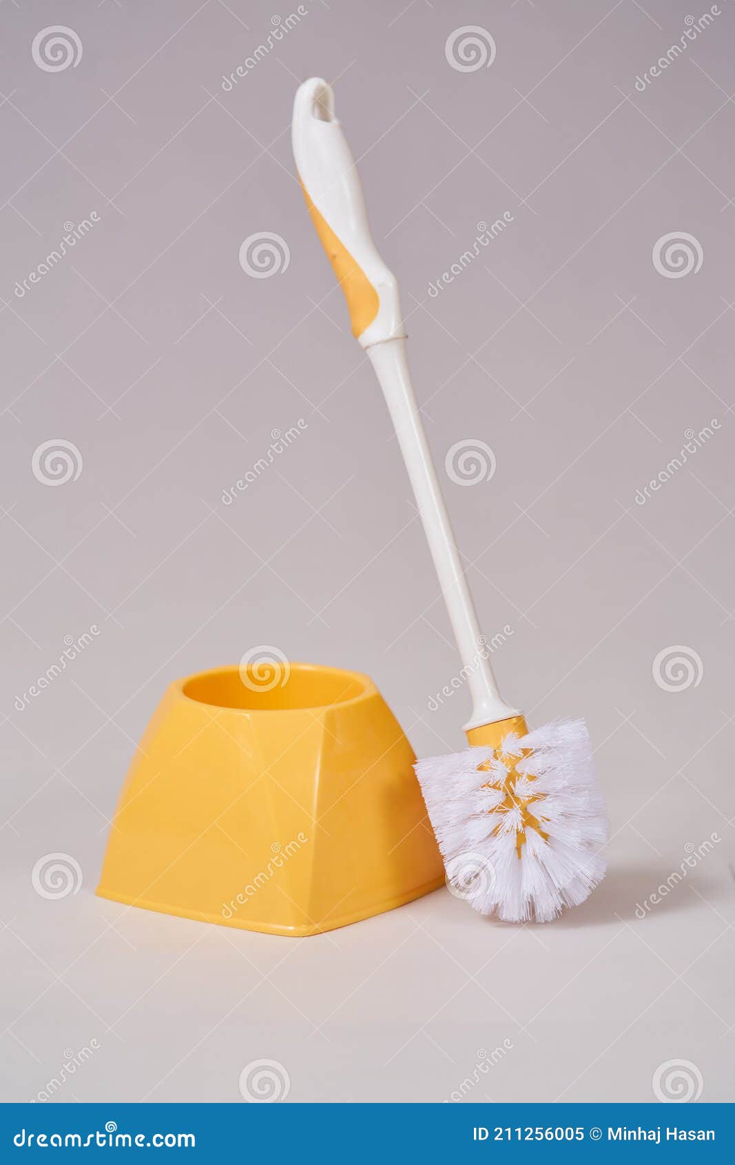 Toilet Brush or Commode Cleaning Brush and Holder Stock Image - Image ...