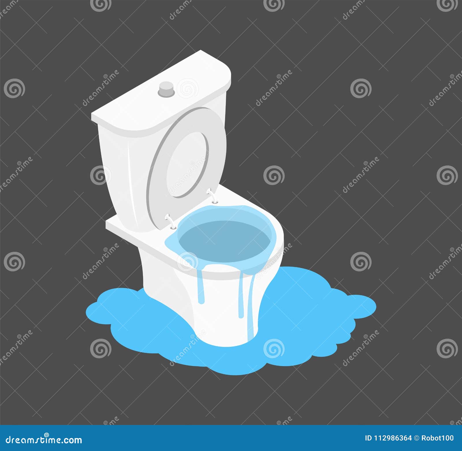 Toilet Overflowing Cartoon