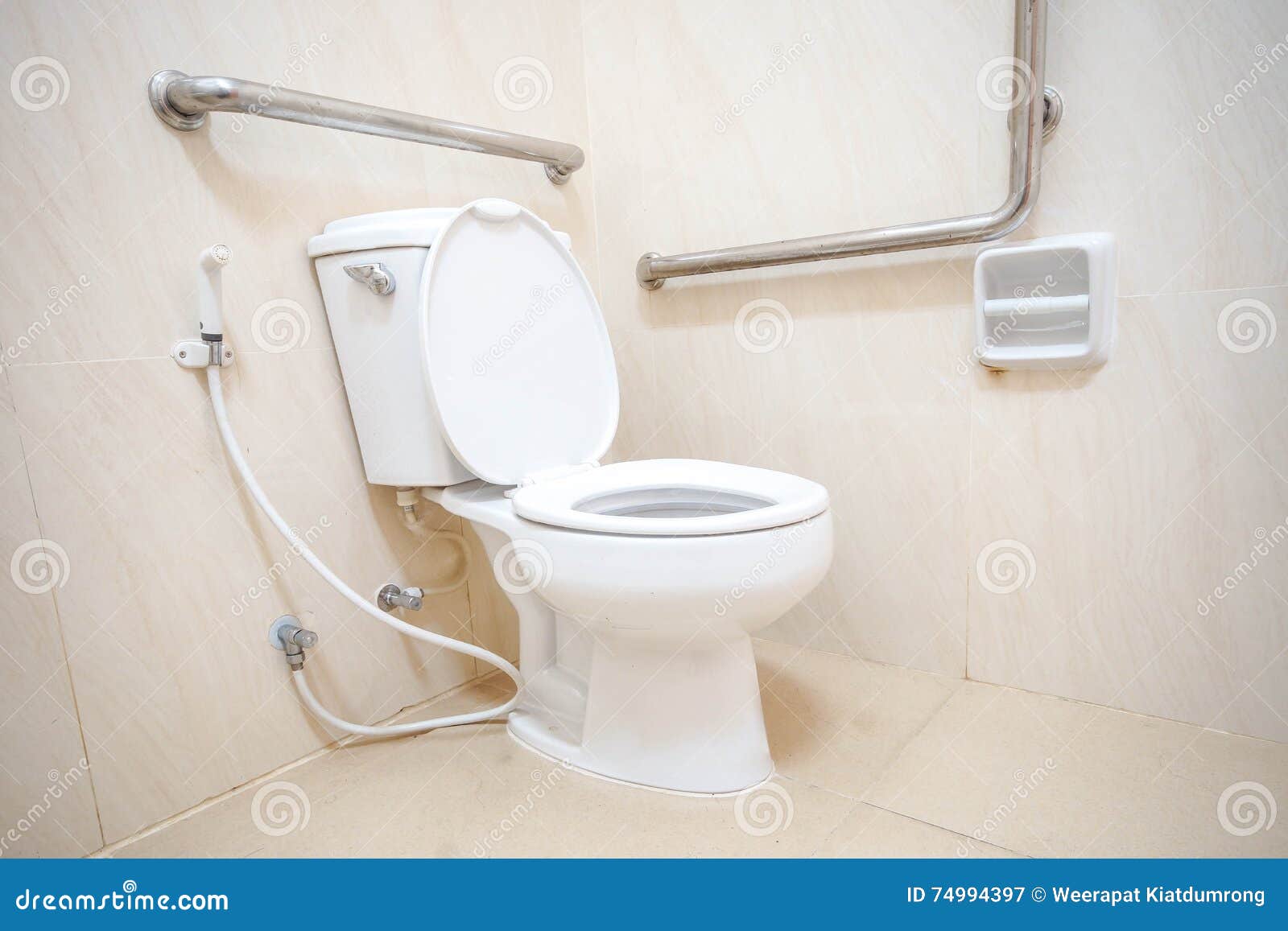 Toilet for Disability People Stock Image - Image of bathroom, home ...