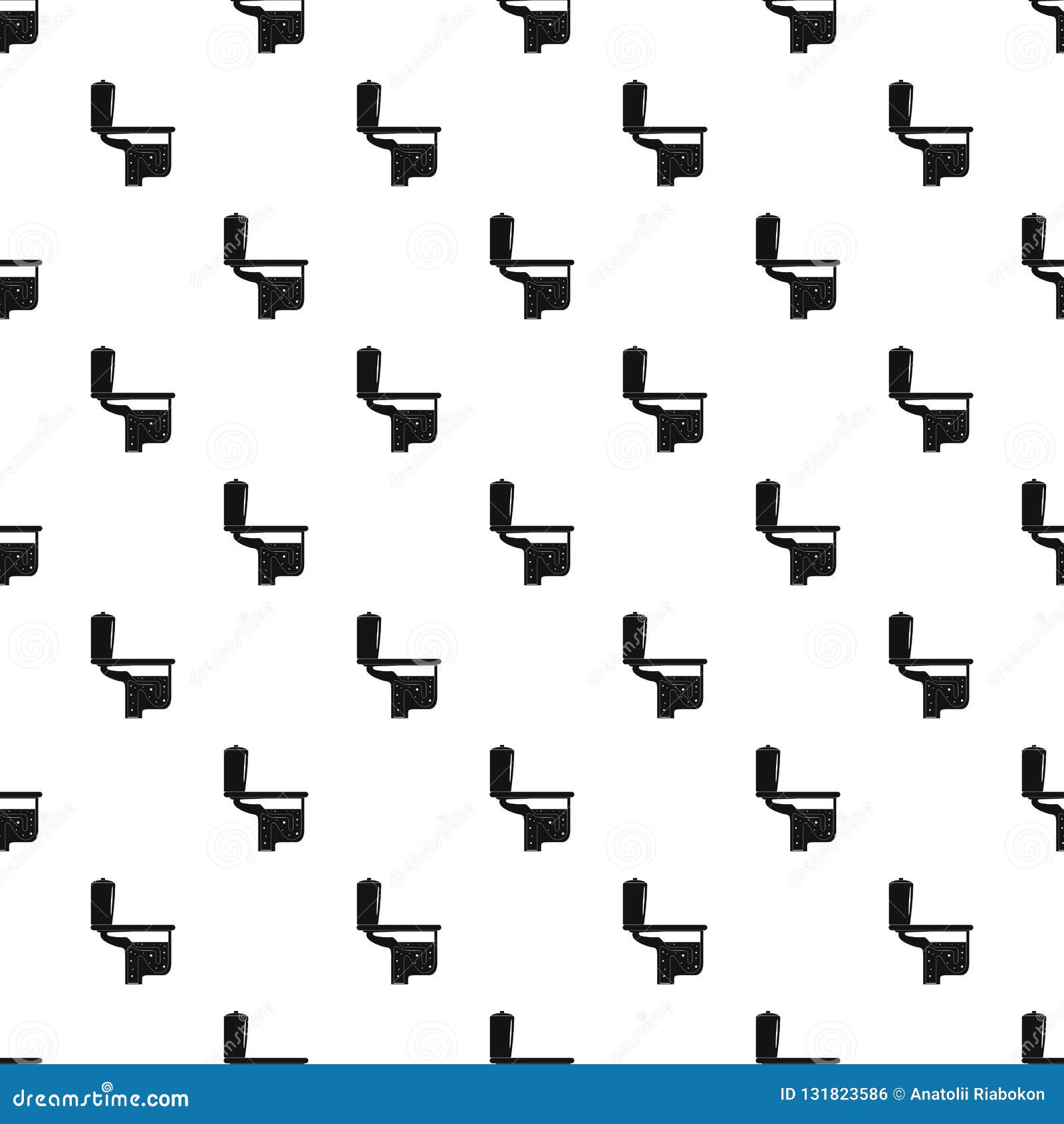 Toilet Equipment Pattern Seamless Vector Stock Vector - Illustration of ...