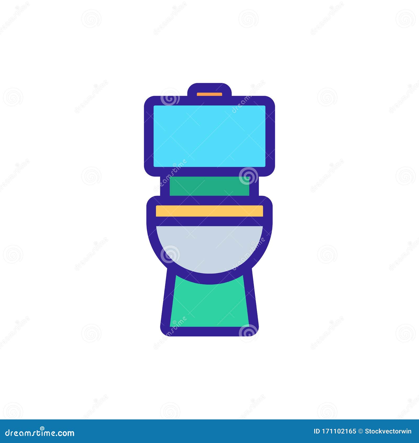 Toilet Icon Vector. Isolated Contour Symbol Illustration Stock Vector ... Toilet Icon Vector. Isolated Contour Symbol Illustration Stock Vector ...