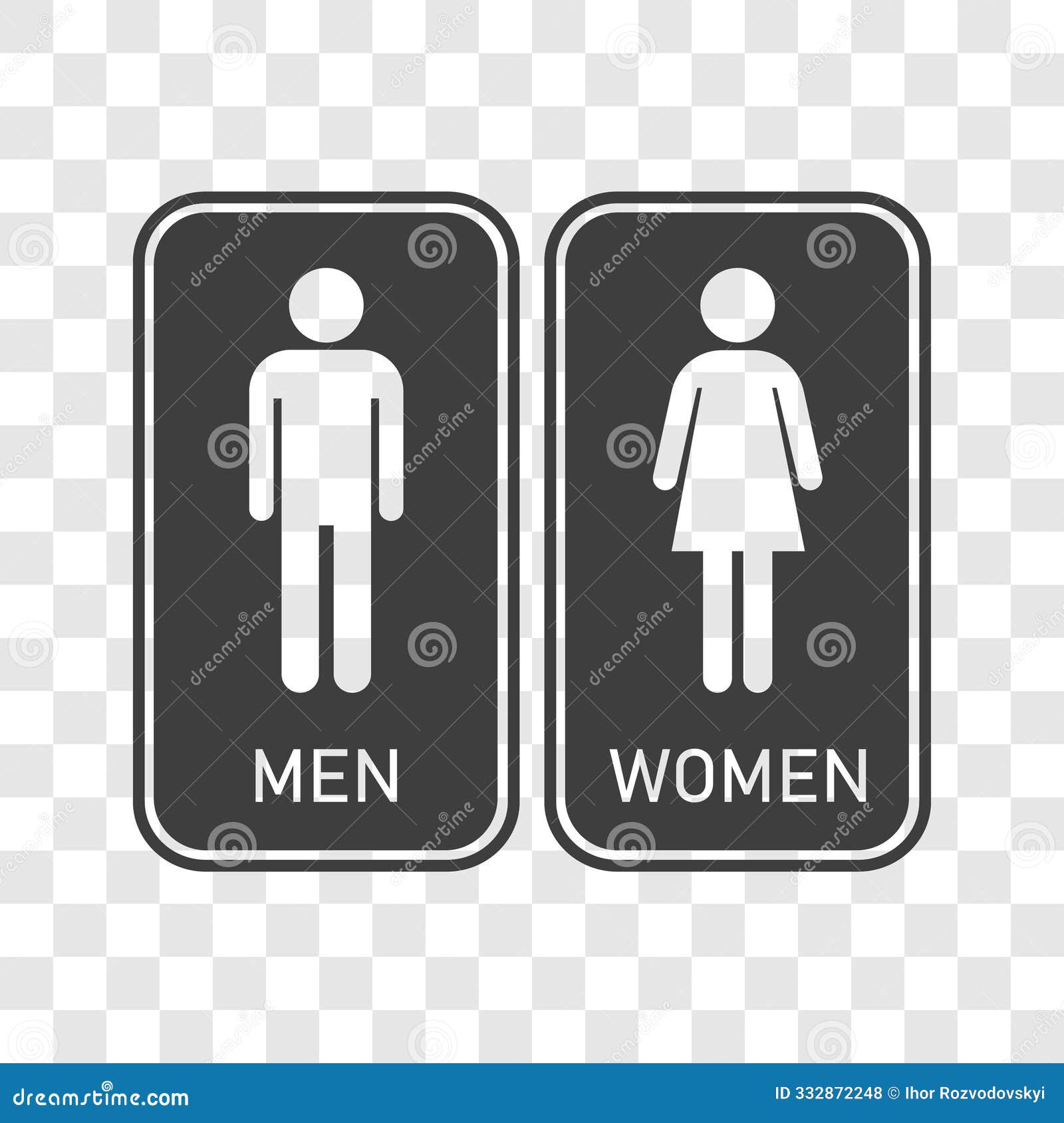 Toilet Icon on a White Background Stock Vector - Illustration of ...