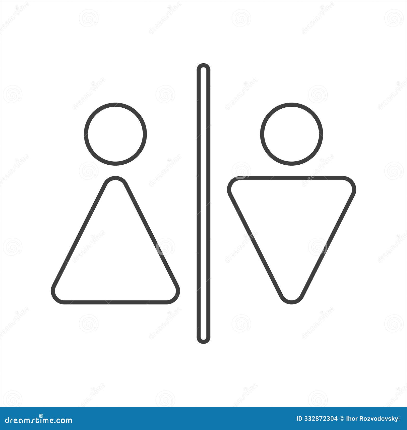 Toilet Icon on a White Background Stock Vector - Illustration of icon ...
