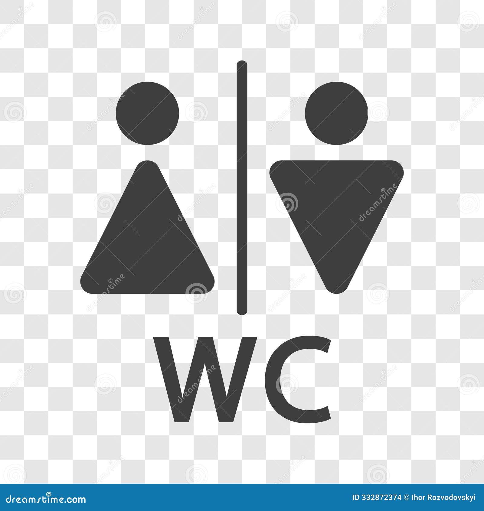 Toilet Icon on a White Background Stock Vector - Illustration of ...