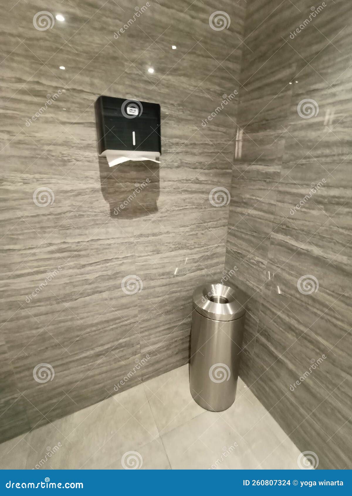 Toilet Interior Design at Retail Building Stock Photo - Image of ...