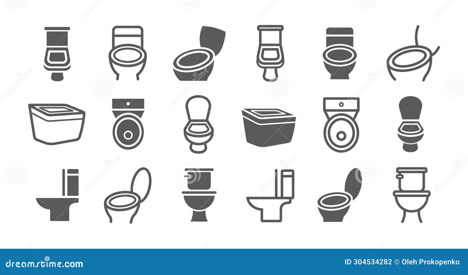 Toilet Line Icon Bowl Sanitaryware Vector Bathroom. Bidet Toilet Line ...