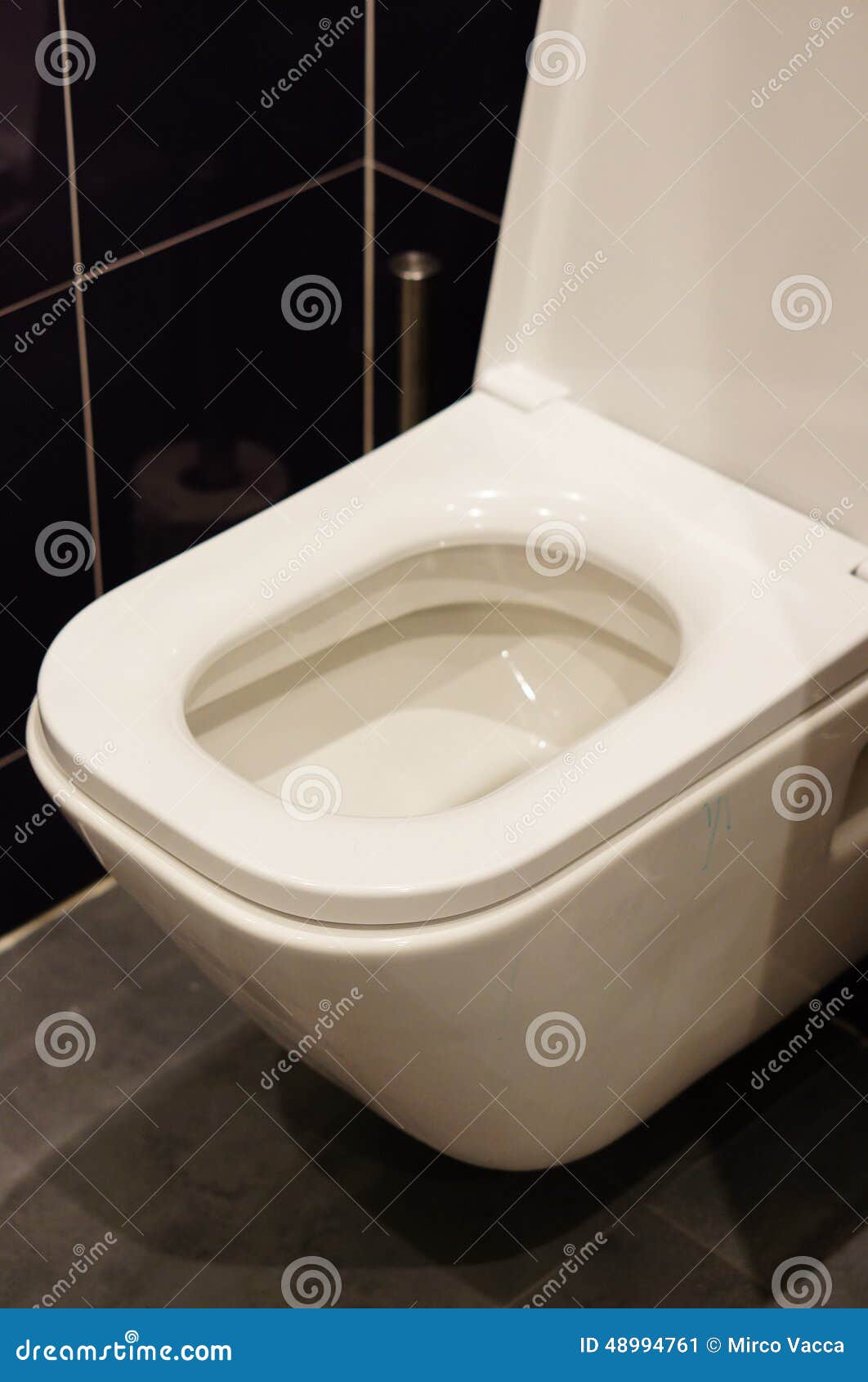 Toilet stock image. Image of open, toilet, angle, ceramic - 48994761
