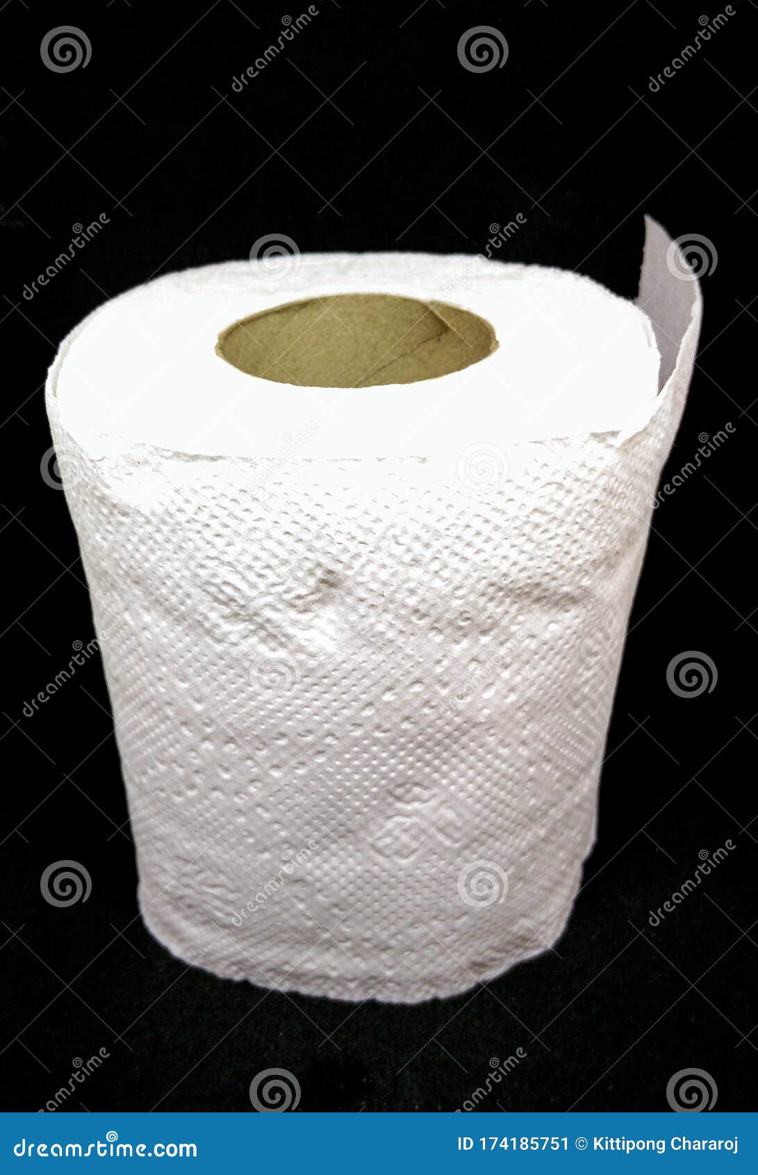 Toilet Paper Black Background Stock Image - Image of health, cleaner ...
