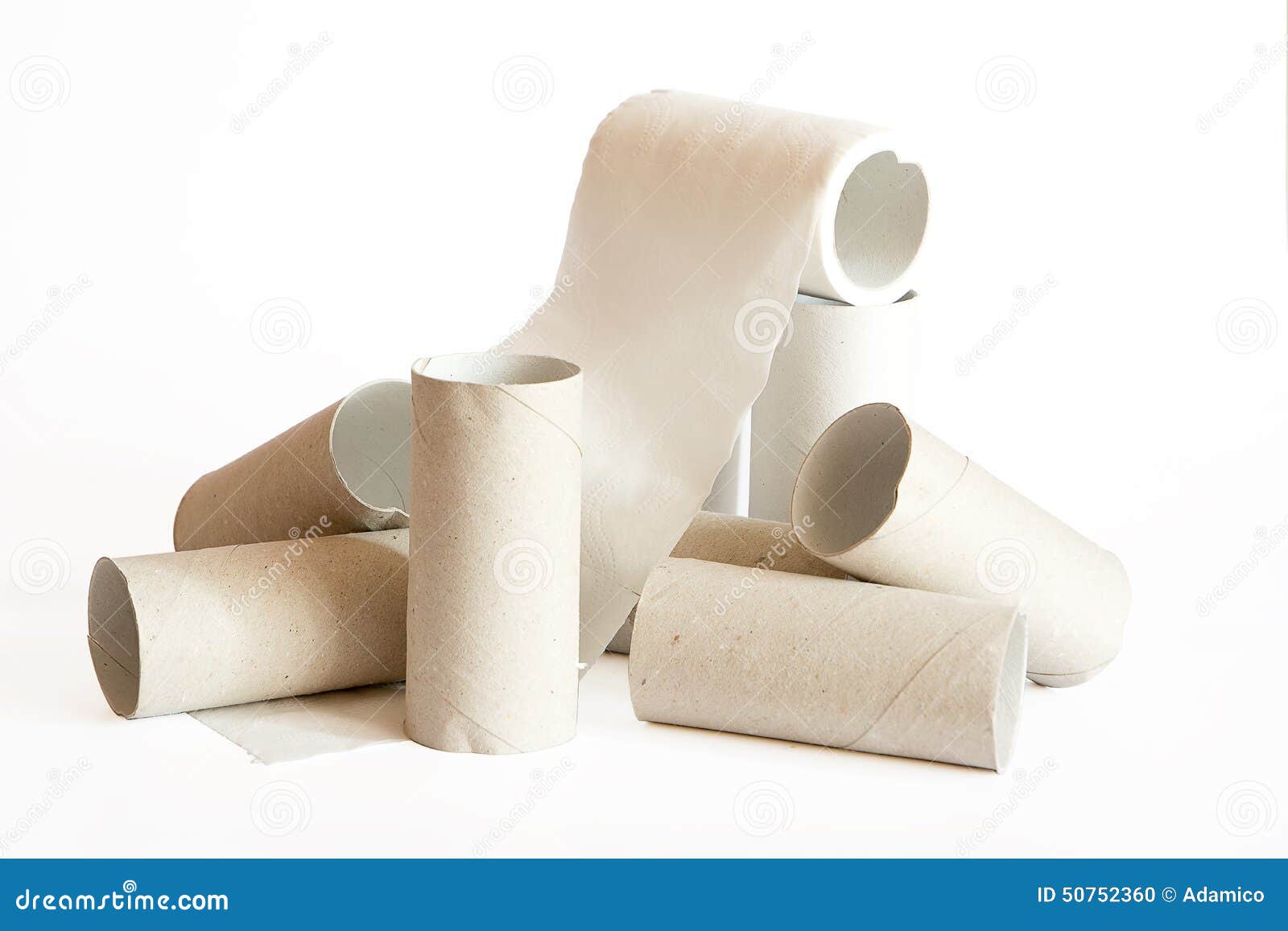 Toilet paper stock photo. Image of empty, stack, roll - 50752360
