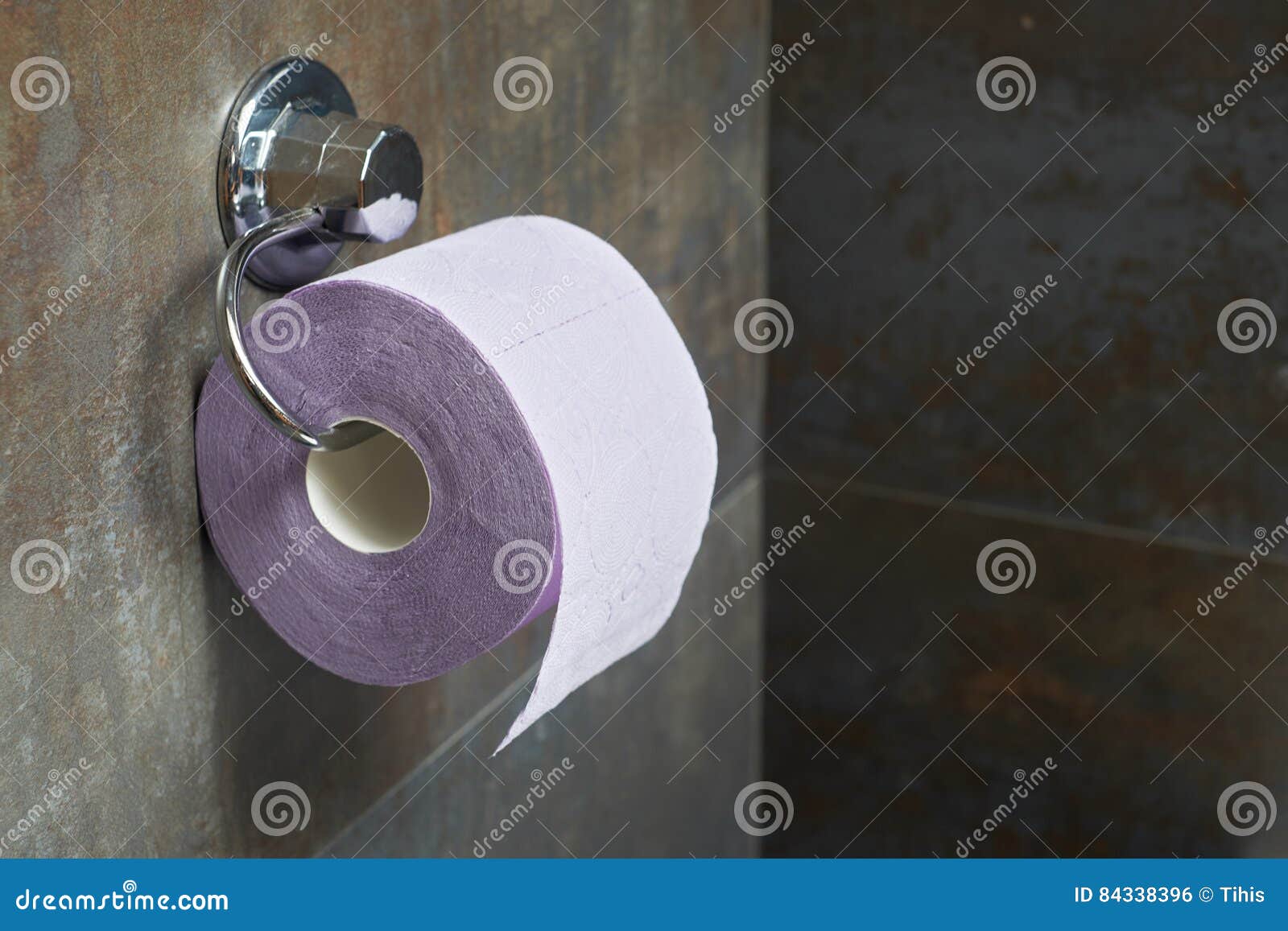 Toilet Paper on Modern Wall Stock Photo - Image of wipe, hygiene: 84338396