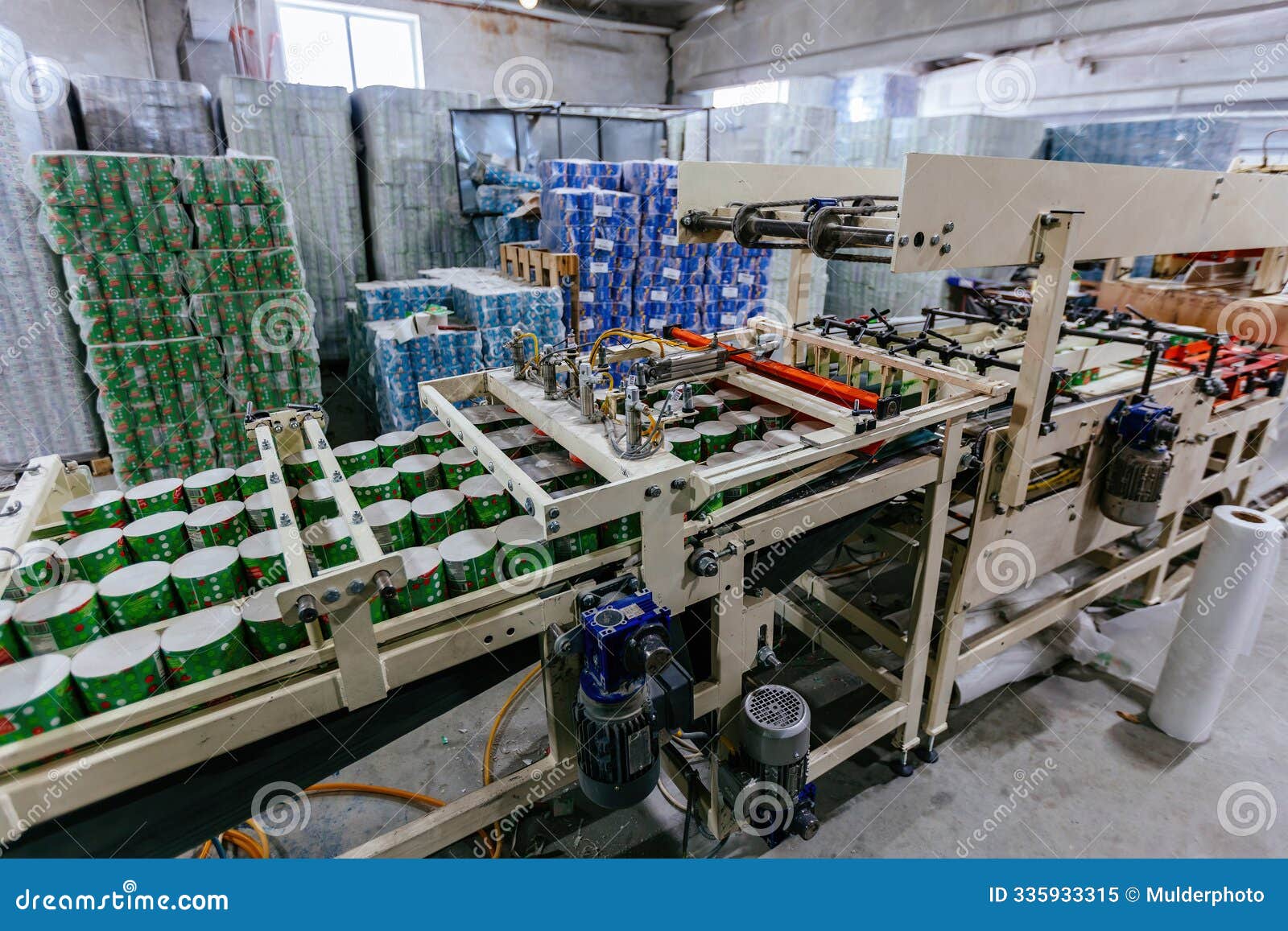 Production Of Toilet Paper In Factory. Toilet Paper Rolls Making ...