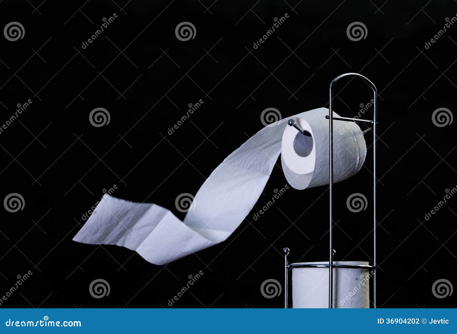 Toilet paper roll stock photo. Image of metallic, digestion - 36904202