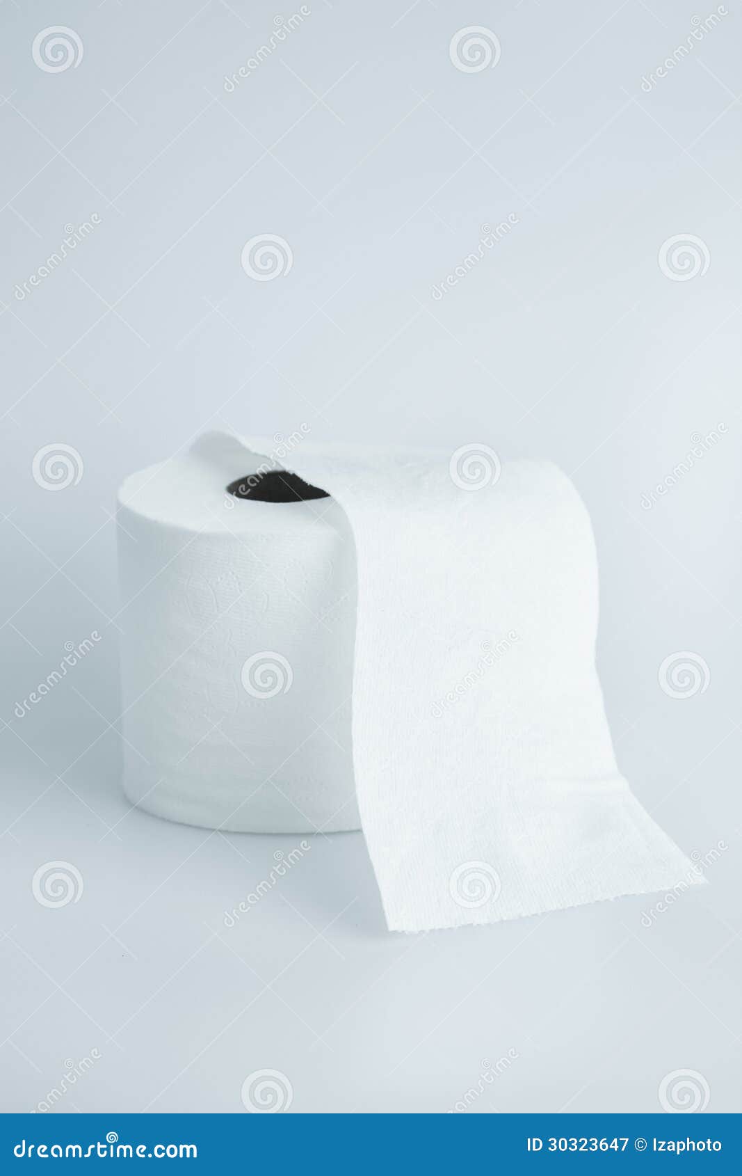 Toilet paper roll stock image. Image of clean, isolated - 30323647