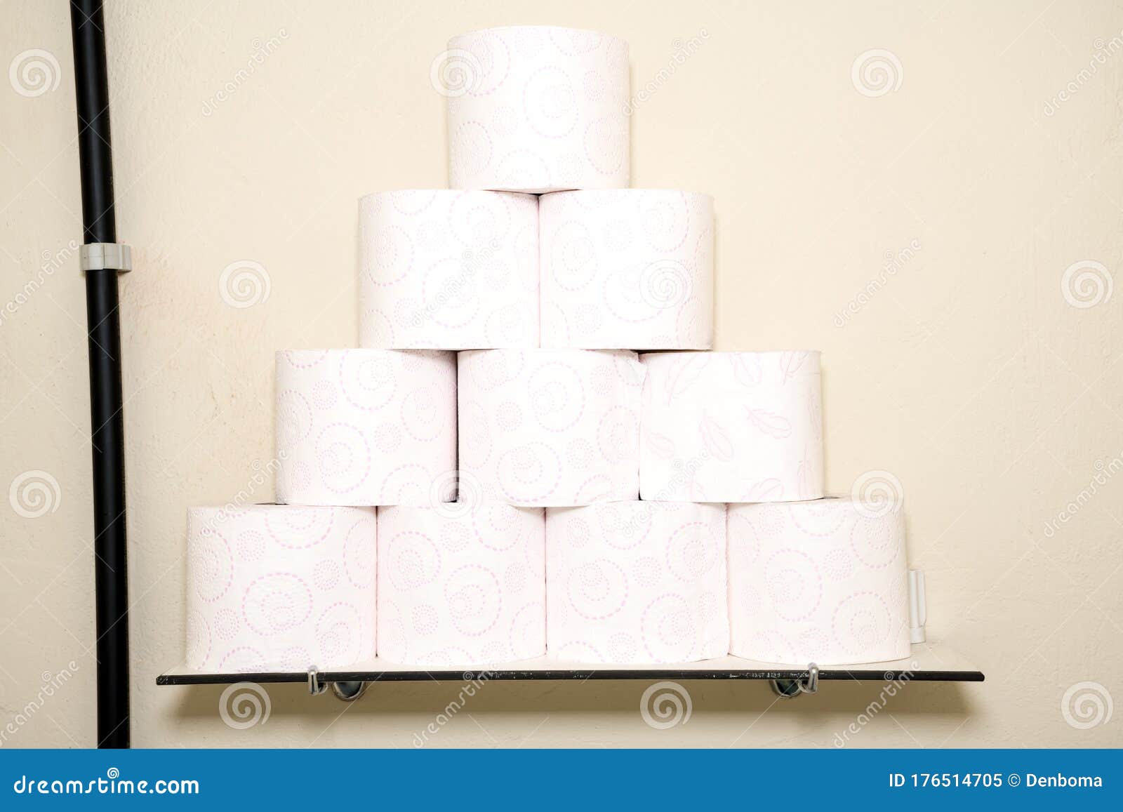Toilet paper roll stock image. Image of sheet, everyday - 176514705