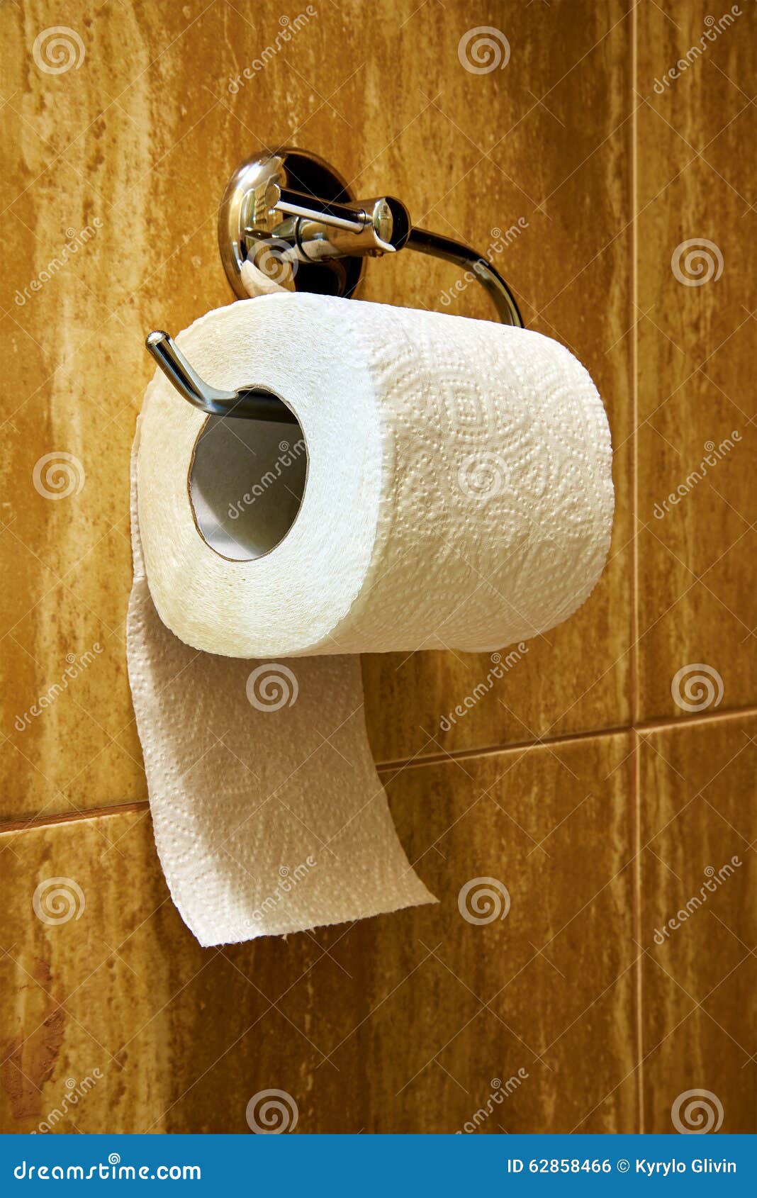 Toilet paper roll stock photo. Image of bathroom, tissue - 62858466