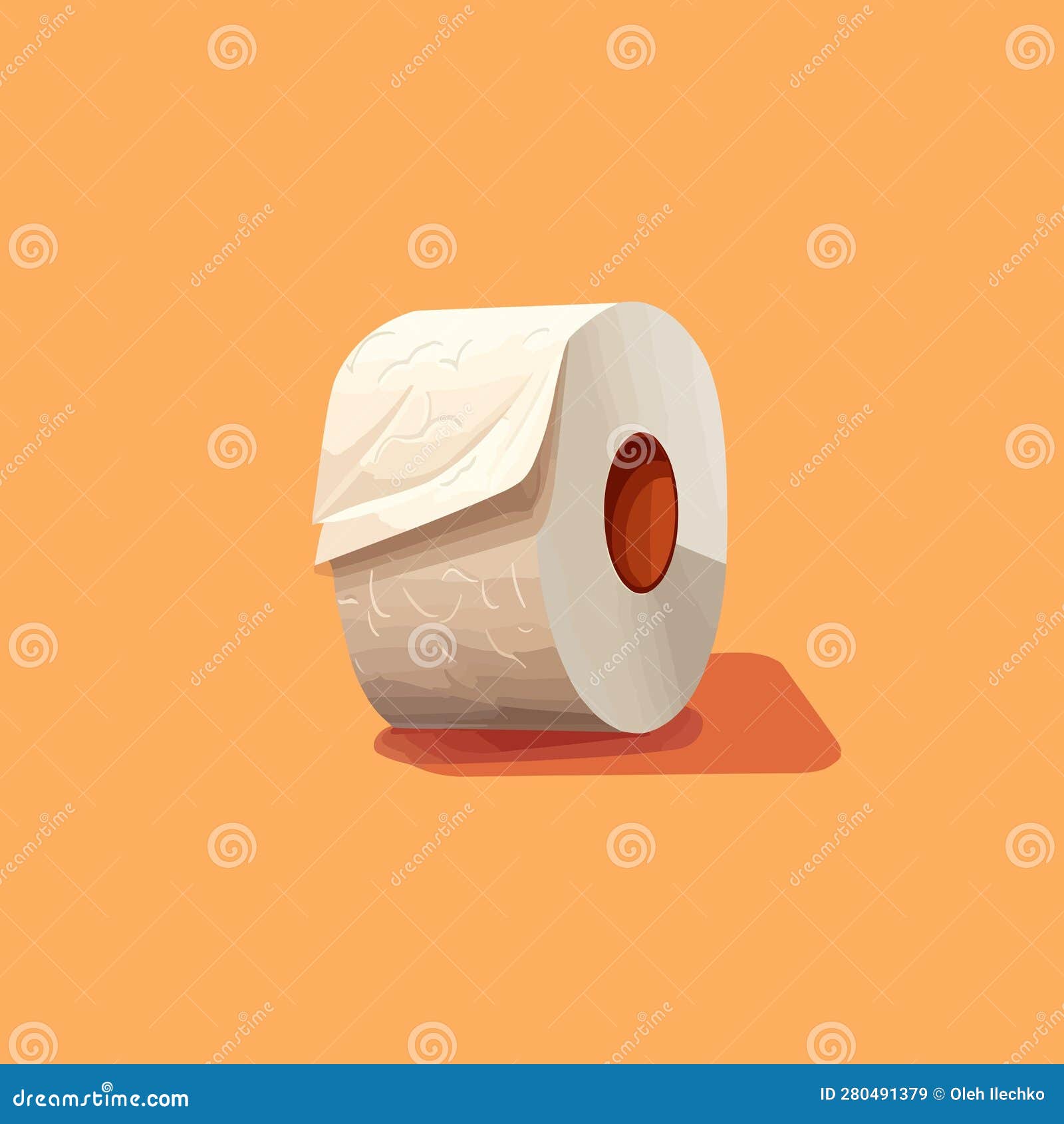 Toilet Paper Stack Vector Isolated Illustration Stock Vector ...