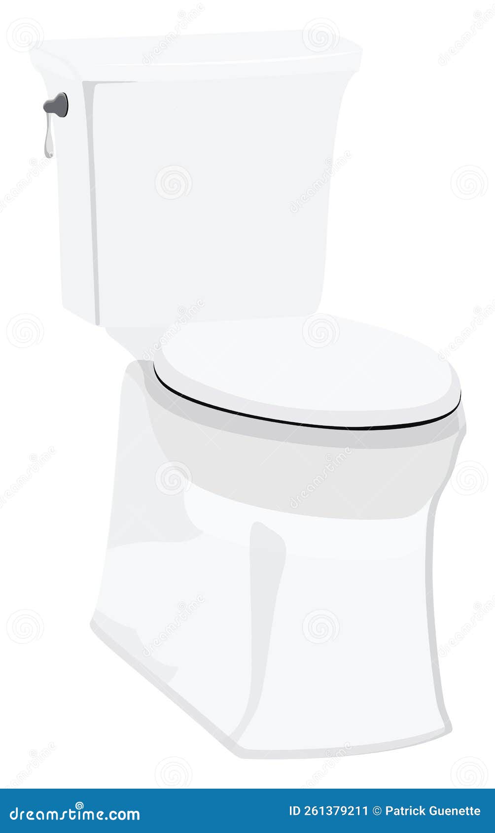 Toilet seat, icon stock vector. Illustration of house - 261379211