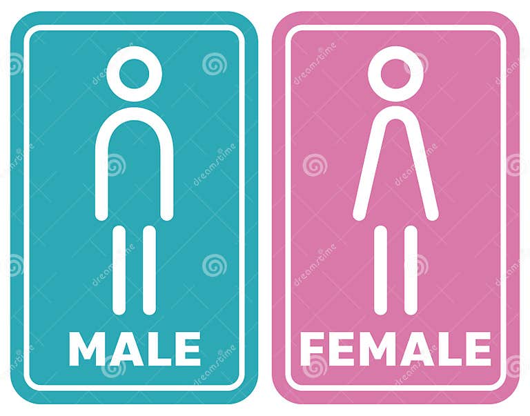 Restroom Sign, Toilet Vector, Lavatory Symbol, Bathroom Icon Stock ...