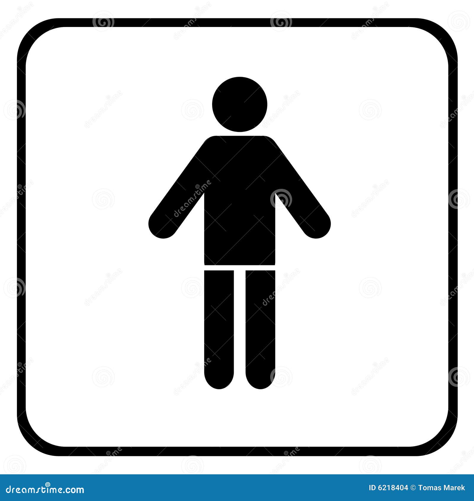 Toilet sign - men stock illustration. Illustration of black - 6218404