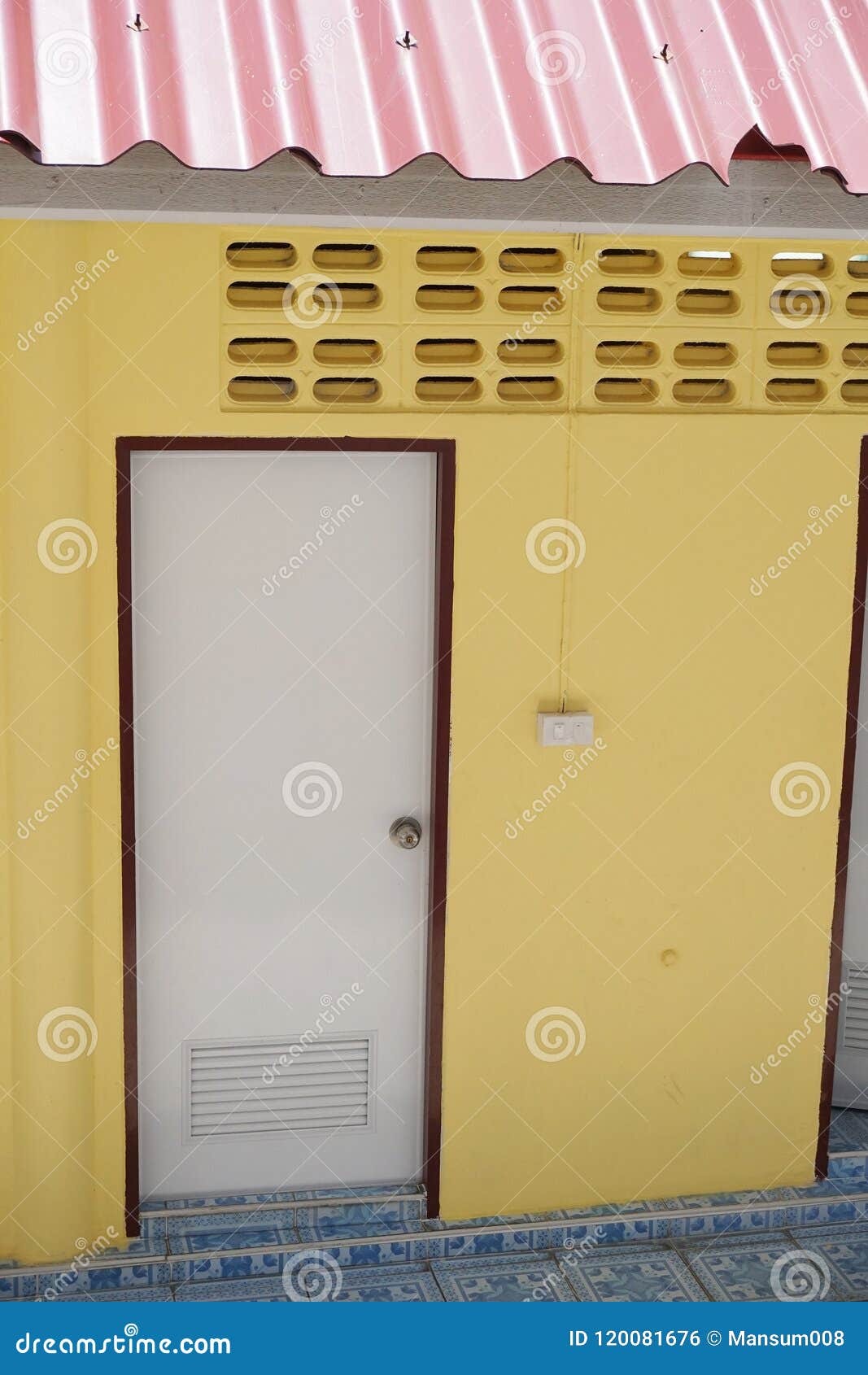 Toilet in temple Thailand stock photo. Image of thailand - 120081676