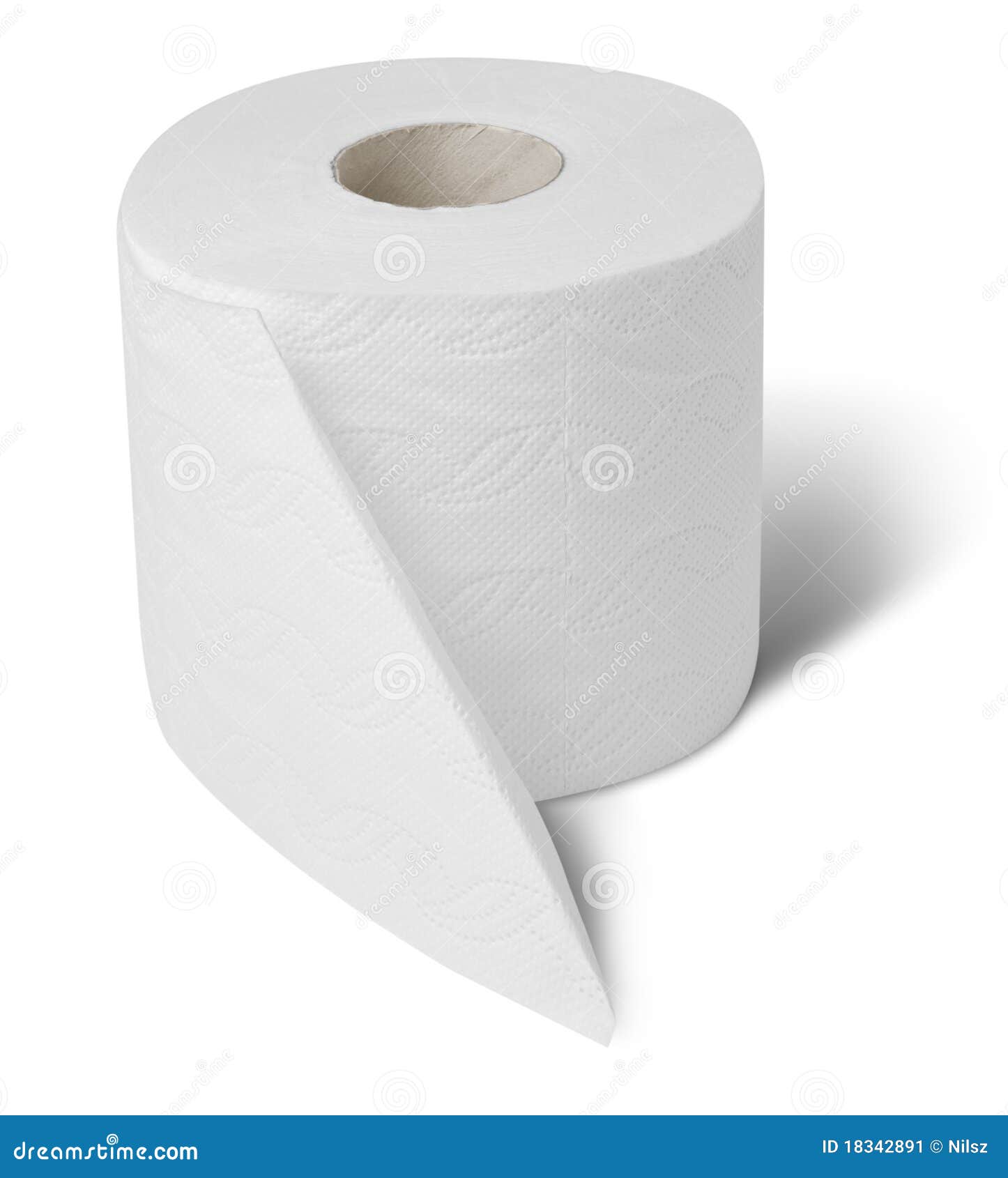 Toilet wc paper roll stock image. Image of household - 18342891