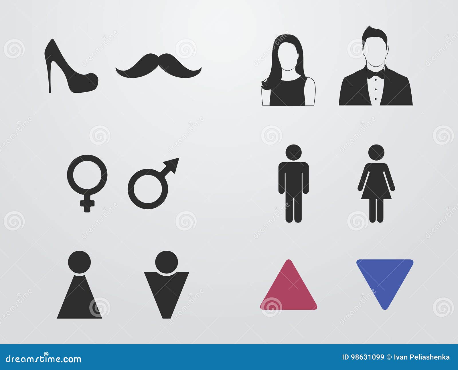 Toilet, wc sing icons stock illustration. Illustration of women - 98631099