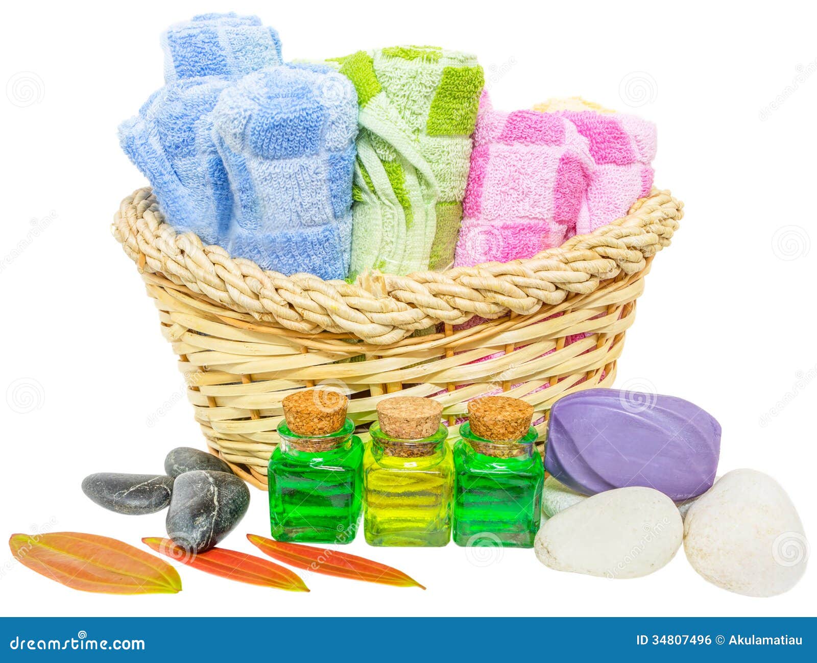 Toiletries Set II stock photo. Image of multi, basket - 34807496