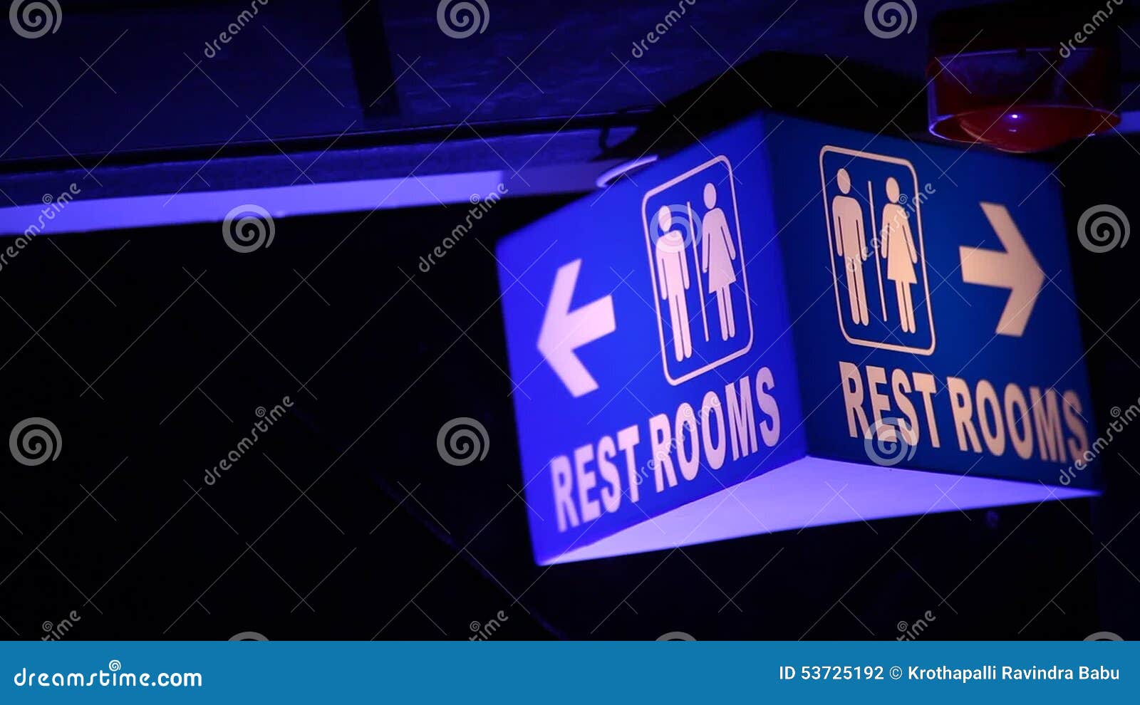 Toilets Sign board at pub stock footage. Video of slow - 53725192