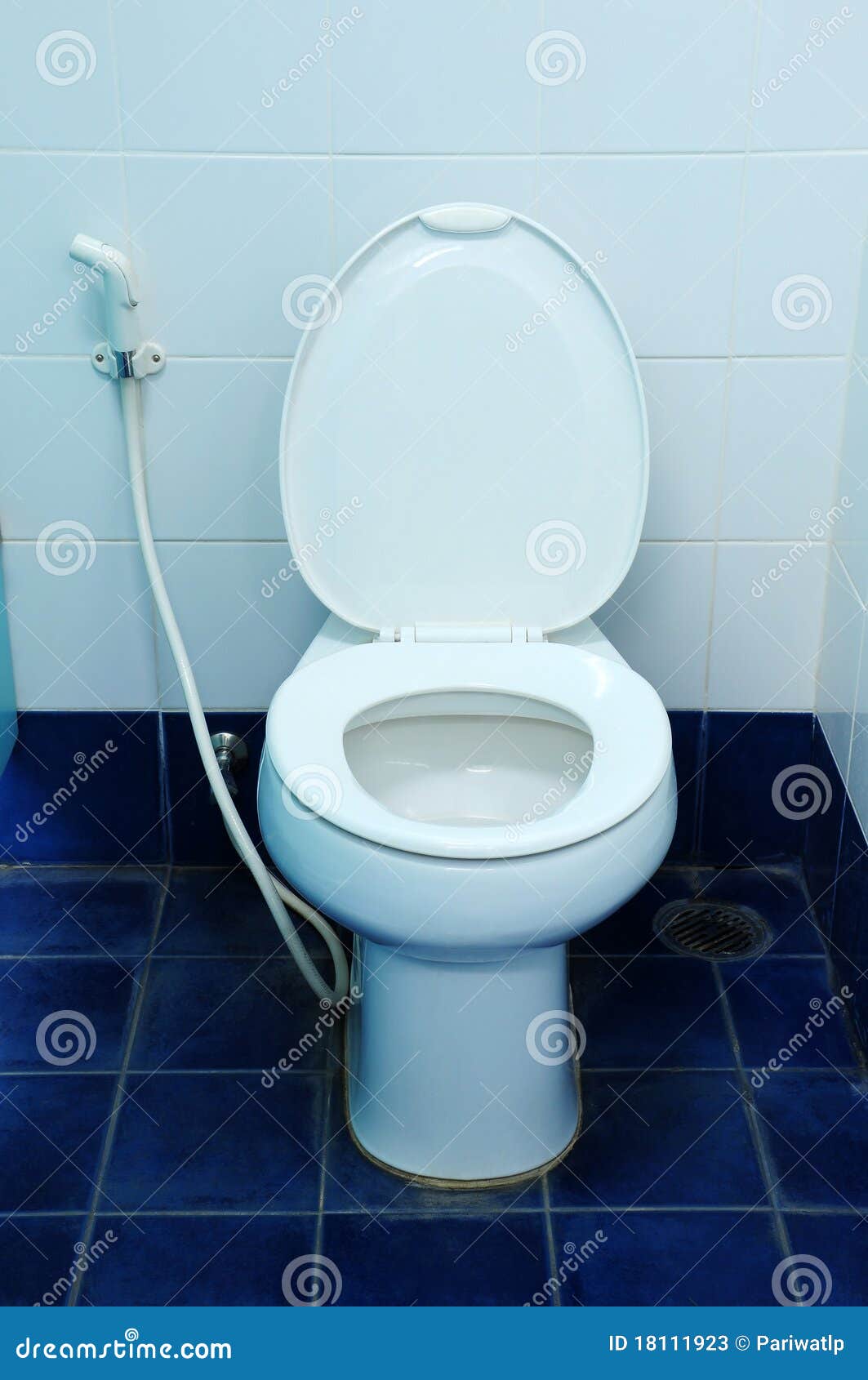 Toilette au bureau image stock. Image du architecture - 18111923