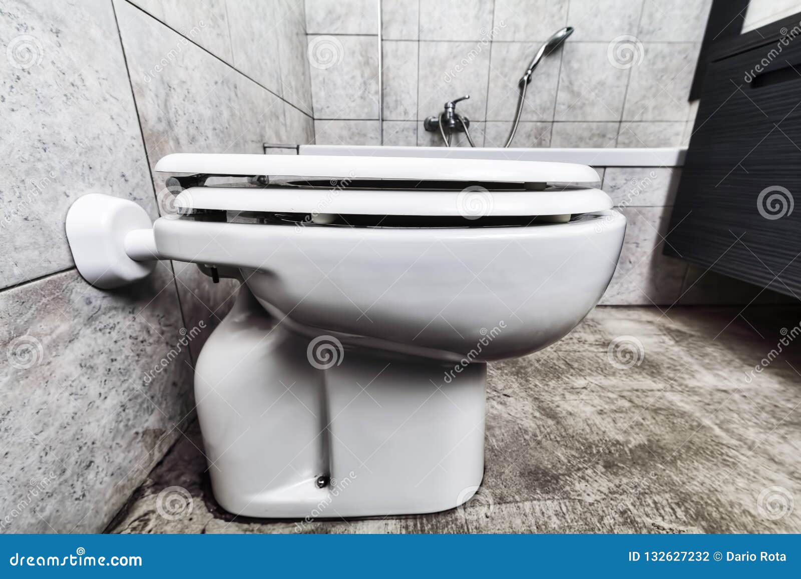 Toilette bottom view stock photo. Image of health, contemporary - 132627232