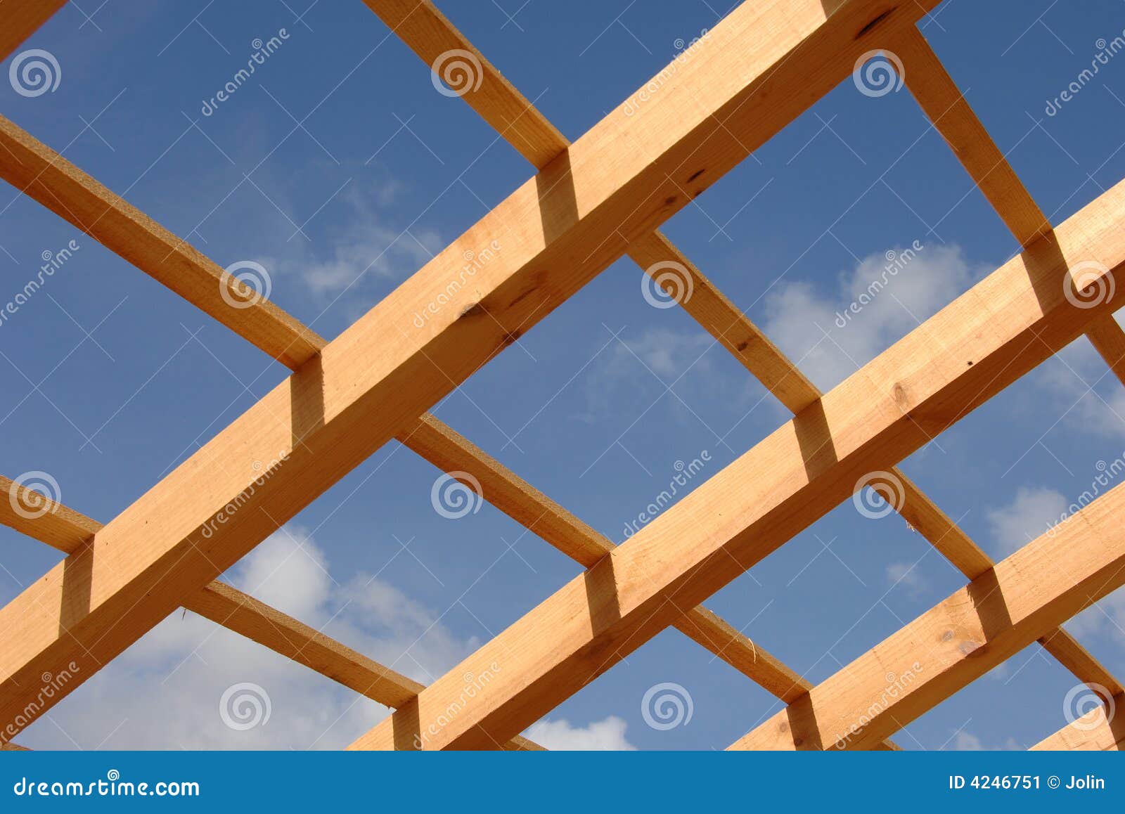 Toit De Maison En Construction Image stock - Image du constructeur ...