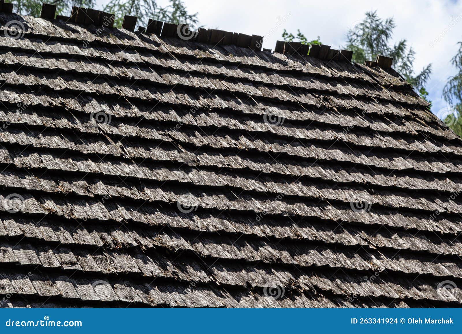 Toiture En Perspective Texture Toiture En Bois Ancien Toiture Texture ...