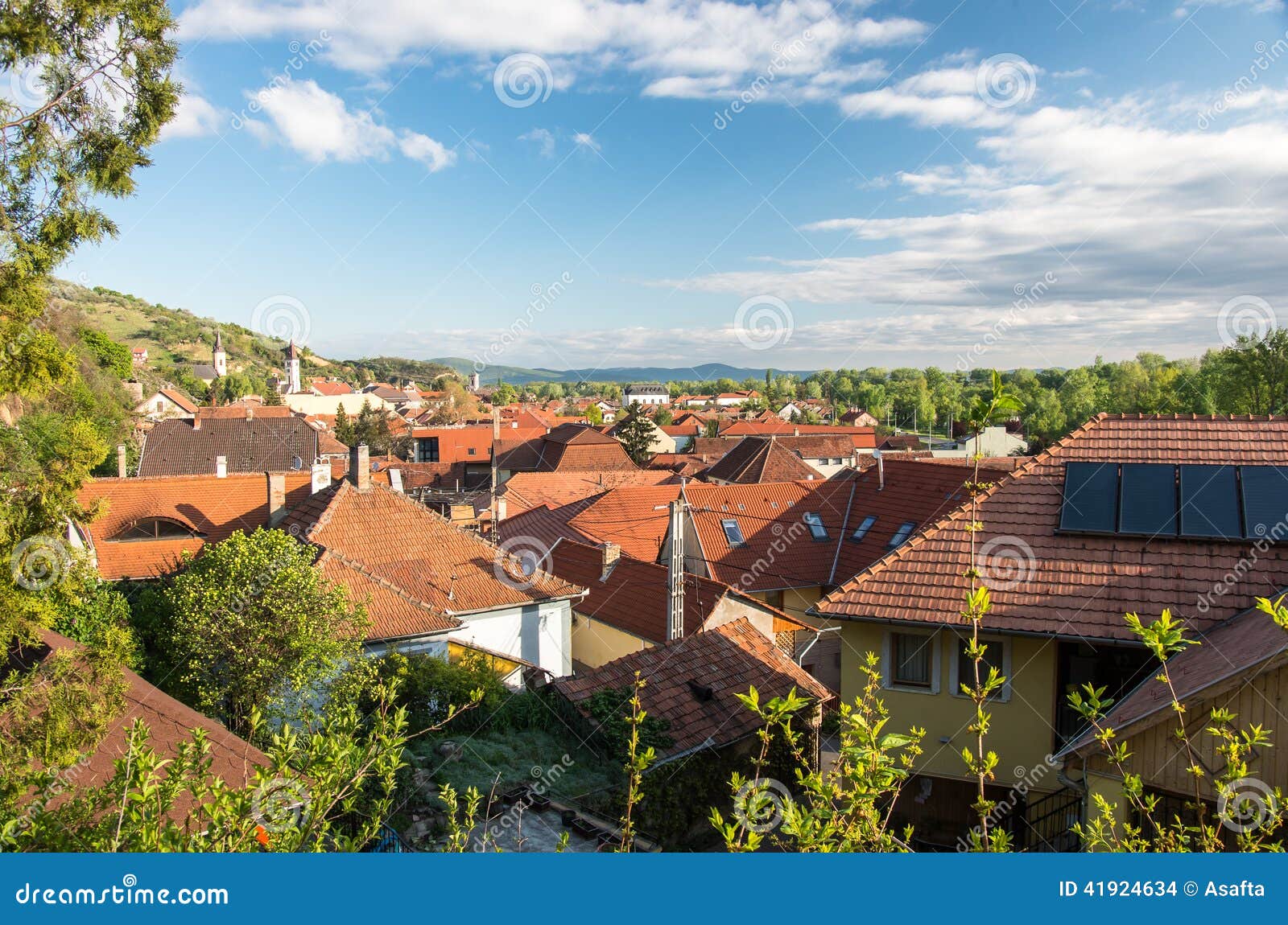 Tokaj, Hungary - Aerial View Of The World Famous Hungarian Vineyards Of ...