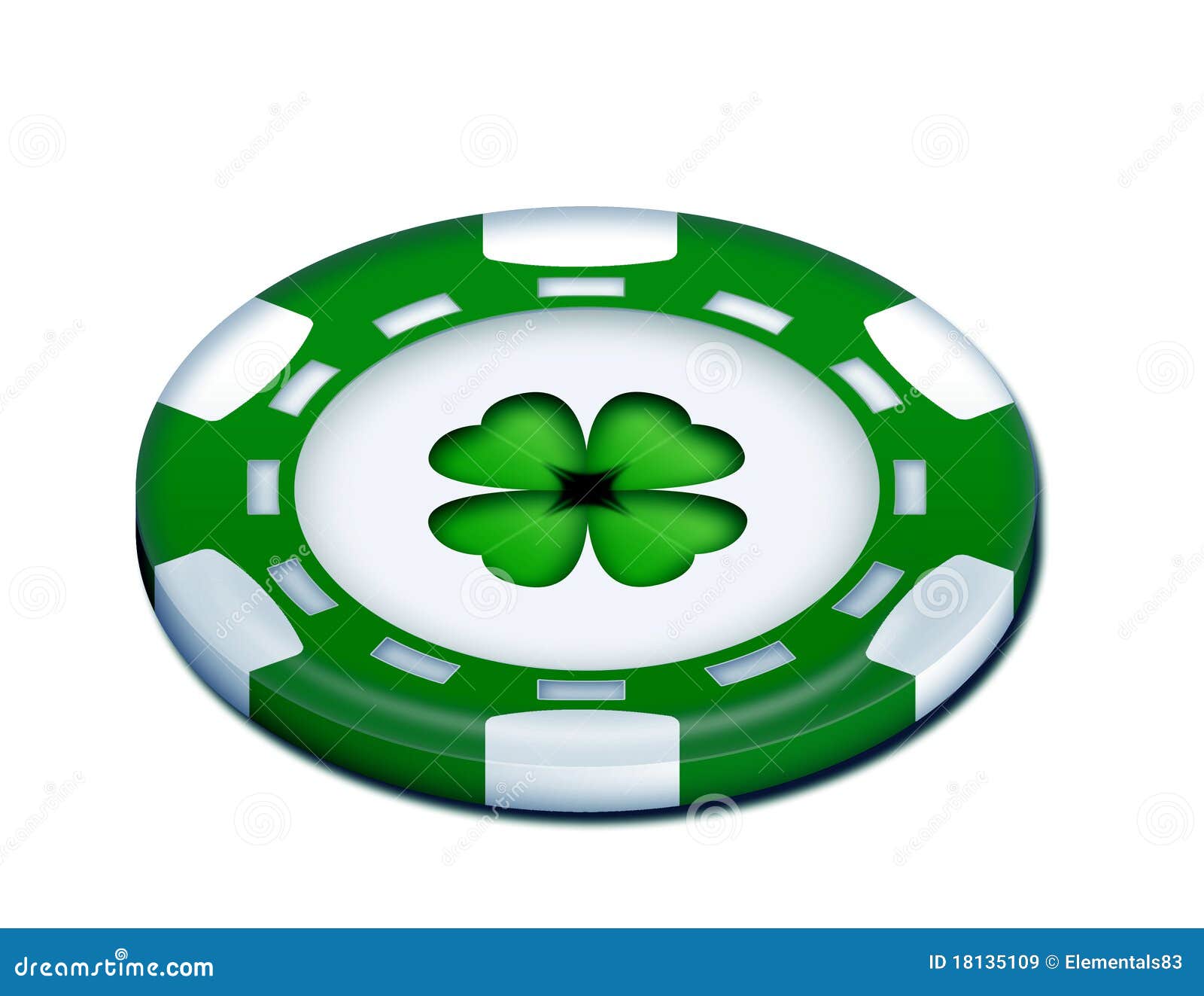 Token of luck stock illustration. Illustration of raise - 18135109