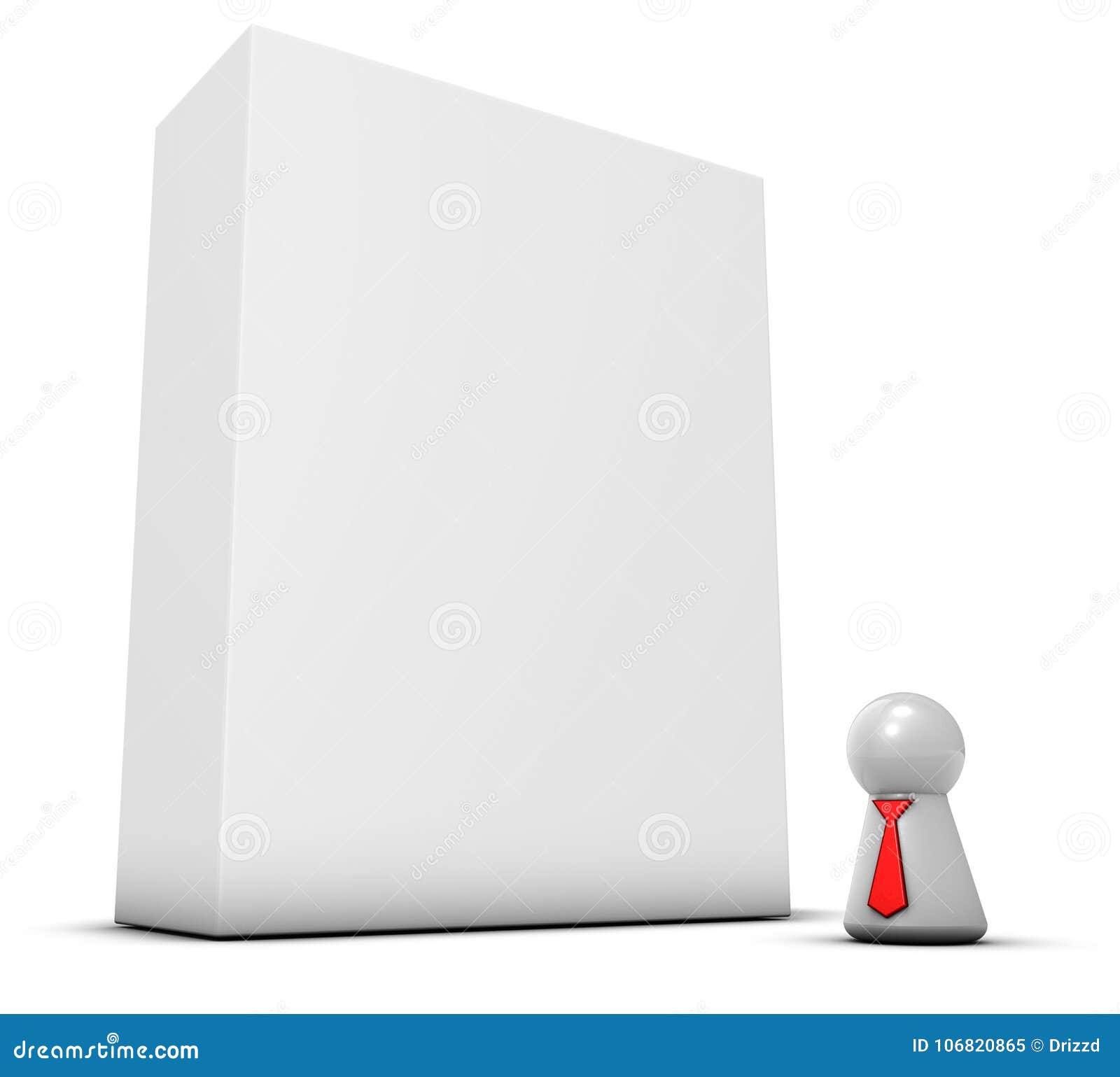 Token with tie and box stock illustration. Illustration of storage ...