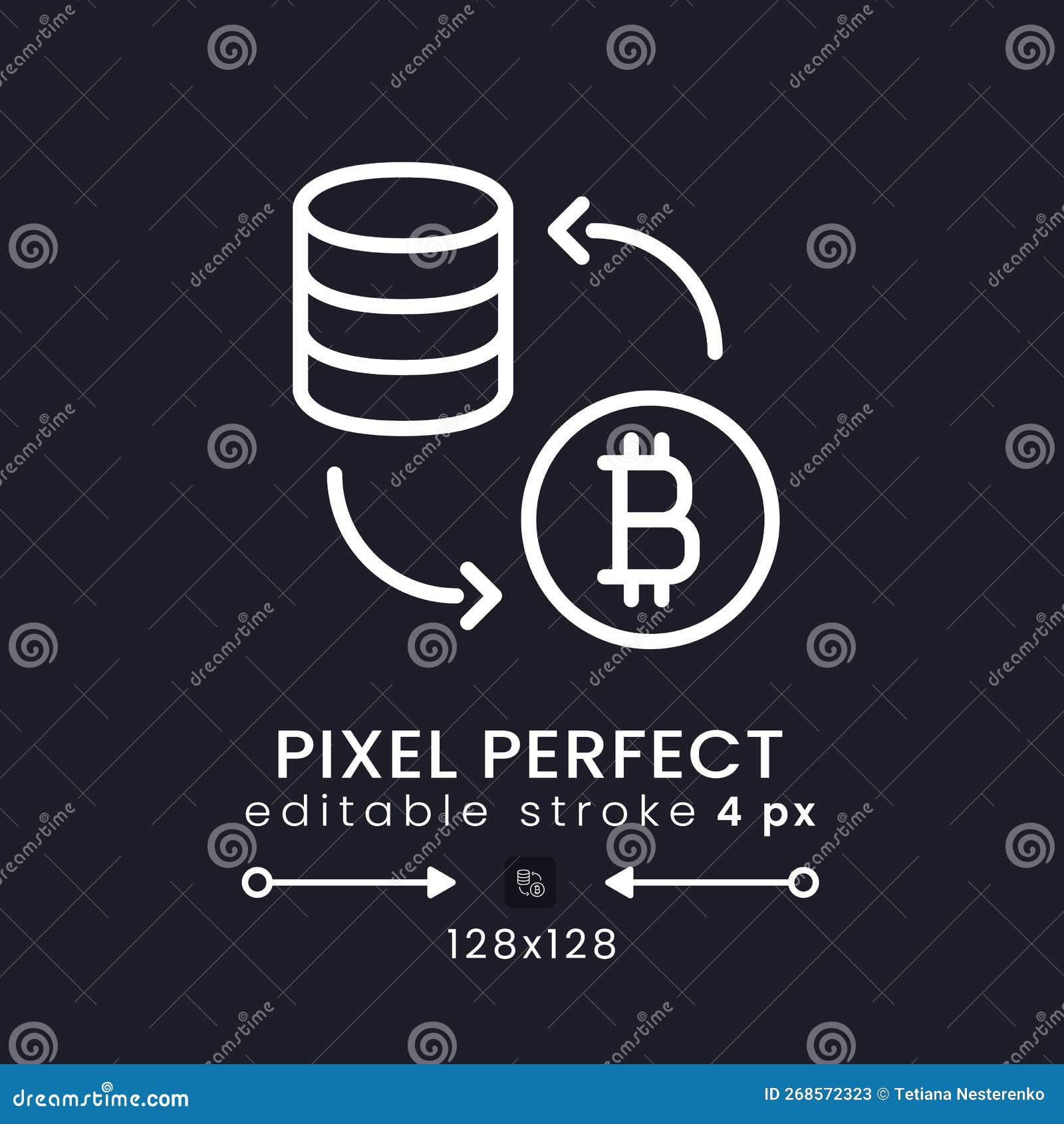 Tokenization Icon Set. Four Elements In Diferent Styles From Fintech ...