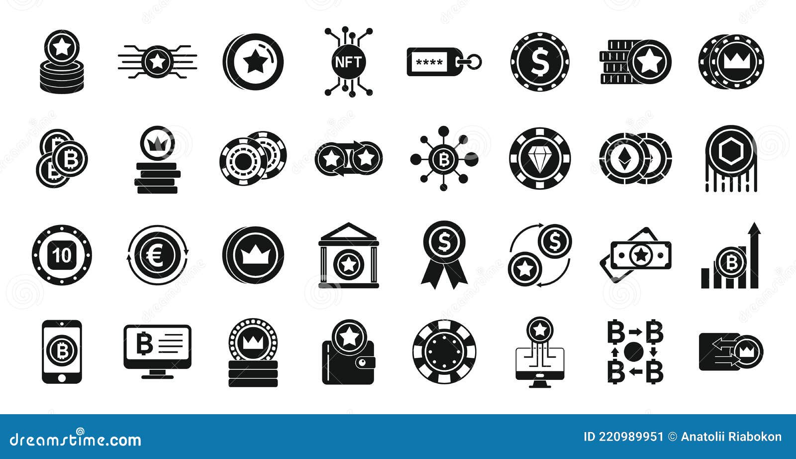 Linear Tokens Icon From Files And Folders Outline Collection. Thin Line ...