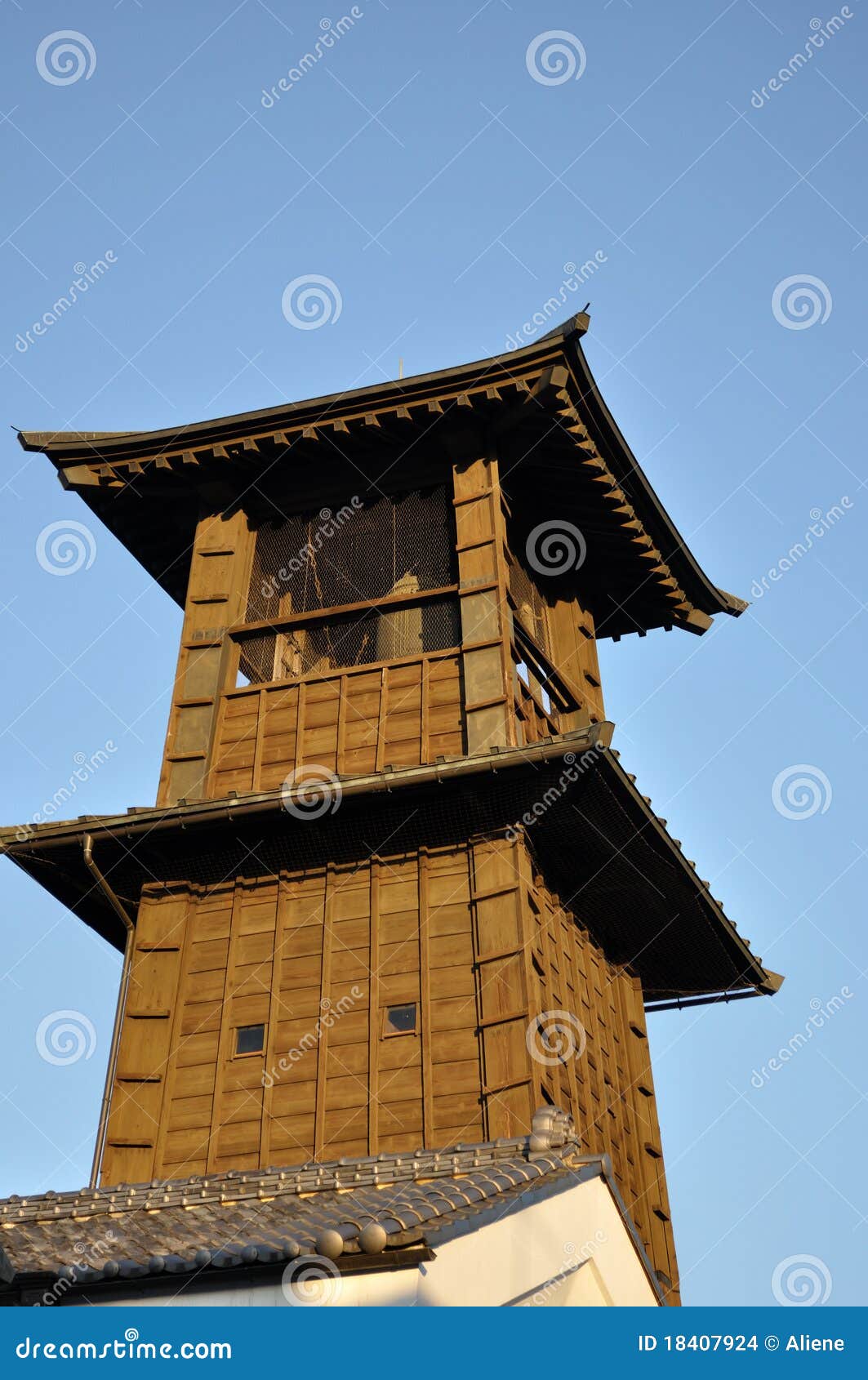 Toki No Kane Clock Tower, Kawagoe Stock Photo - Image of building, tall ...