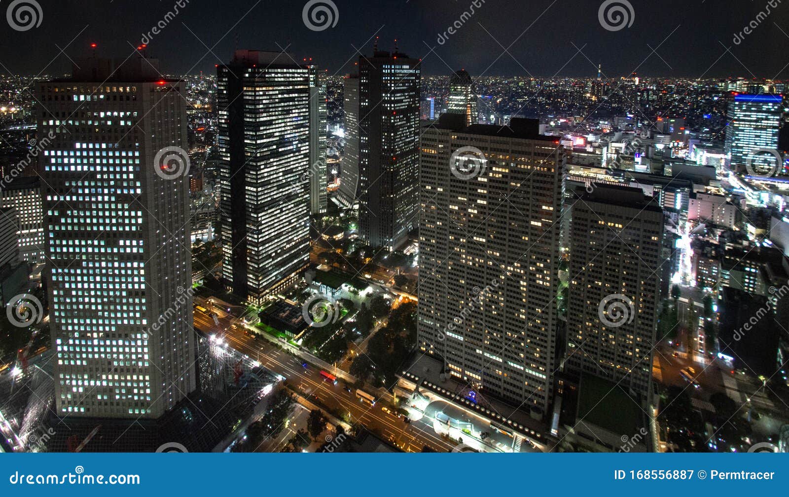 Tokyo Night View, Tokyo, Japan Stock Image - Image of japan, tokyo ...