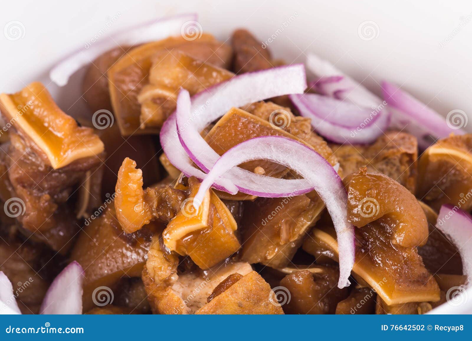 Tokwa& x27; t baboy foto de stock. Imagem de delicadeza - 76642502