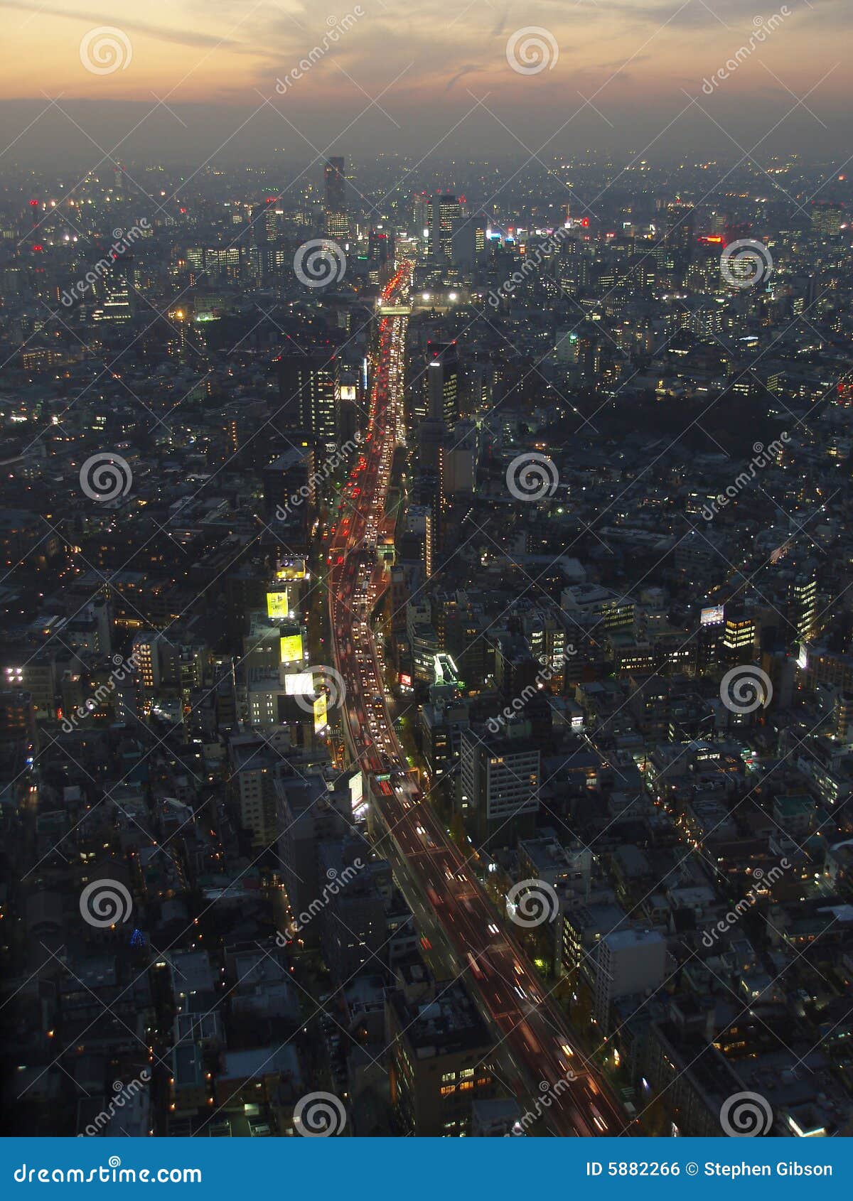 Tokyo from above stock photo. Image of urban, japan, tokyo - 5882266