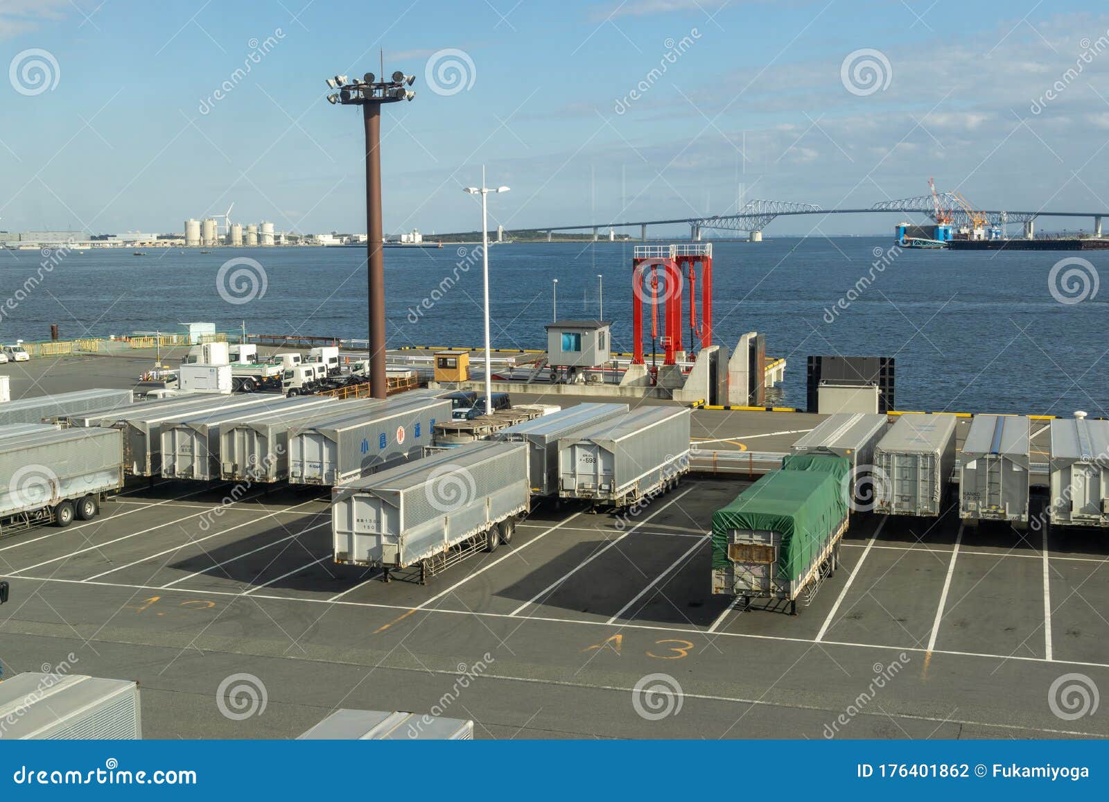 Tokyo Bay Ferry Terminal editorial photography. Image of pier - 176401862