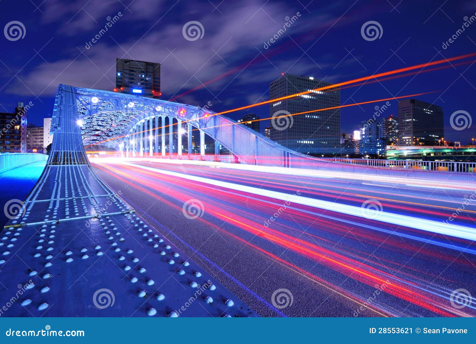 Tokyo Bridge stock image. Image of street, traffic, landmark - 28553621