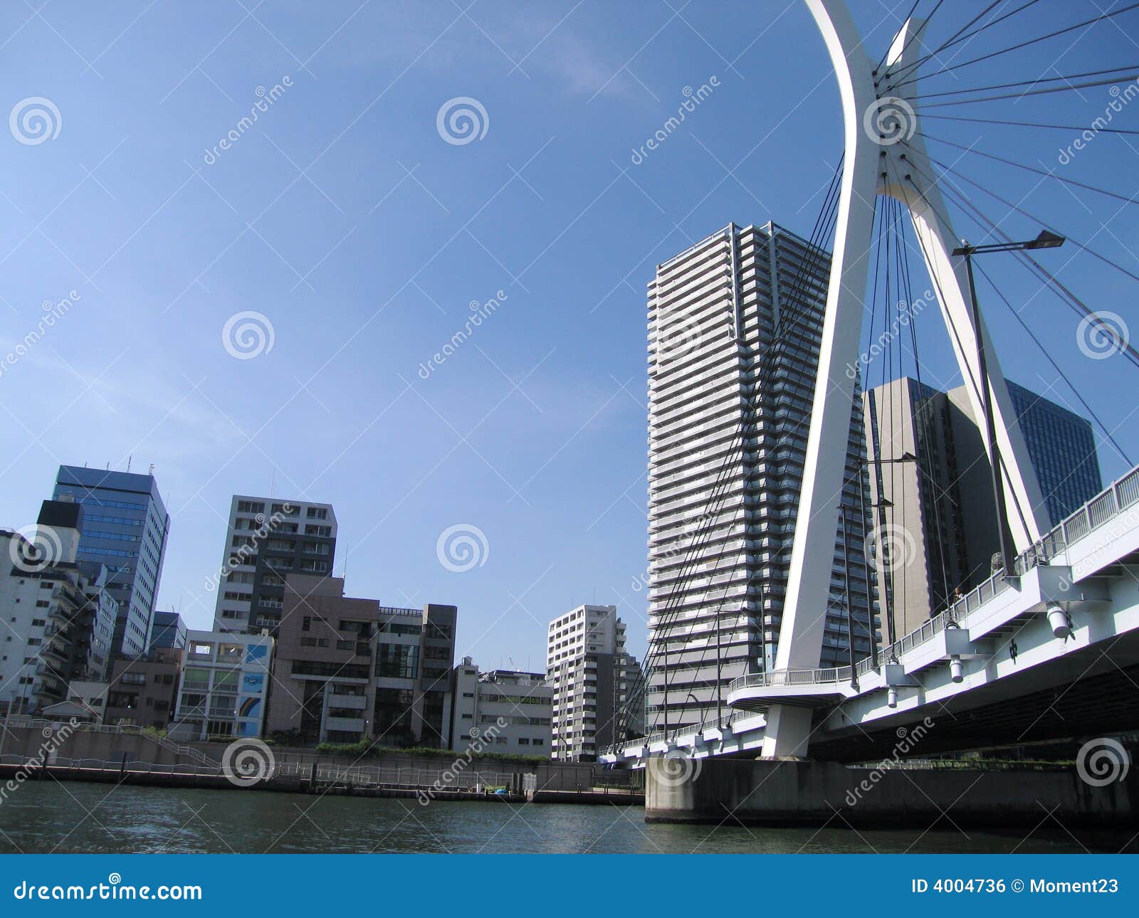 Tokyo bridge stock photo. Image of urban, water, asia - 4004736