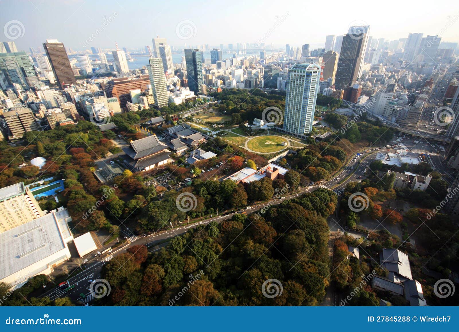 Tokyo Buildings stock photo. Image of city, asia, blue - 27845288