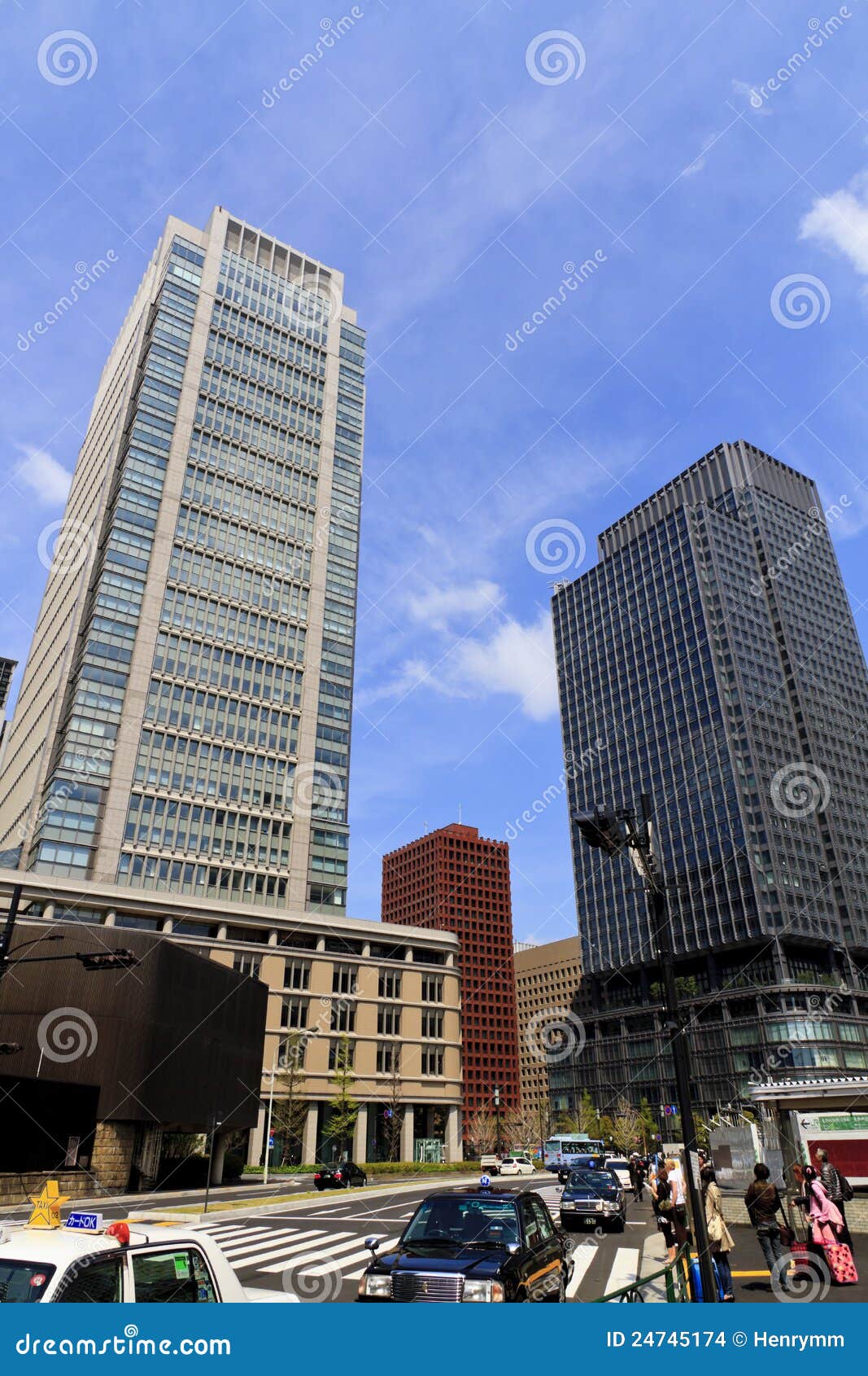 Tokyo CBD editorial stock image. Image of height, asian - 24745174